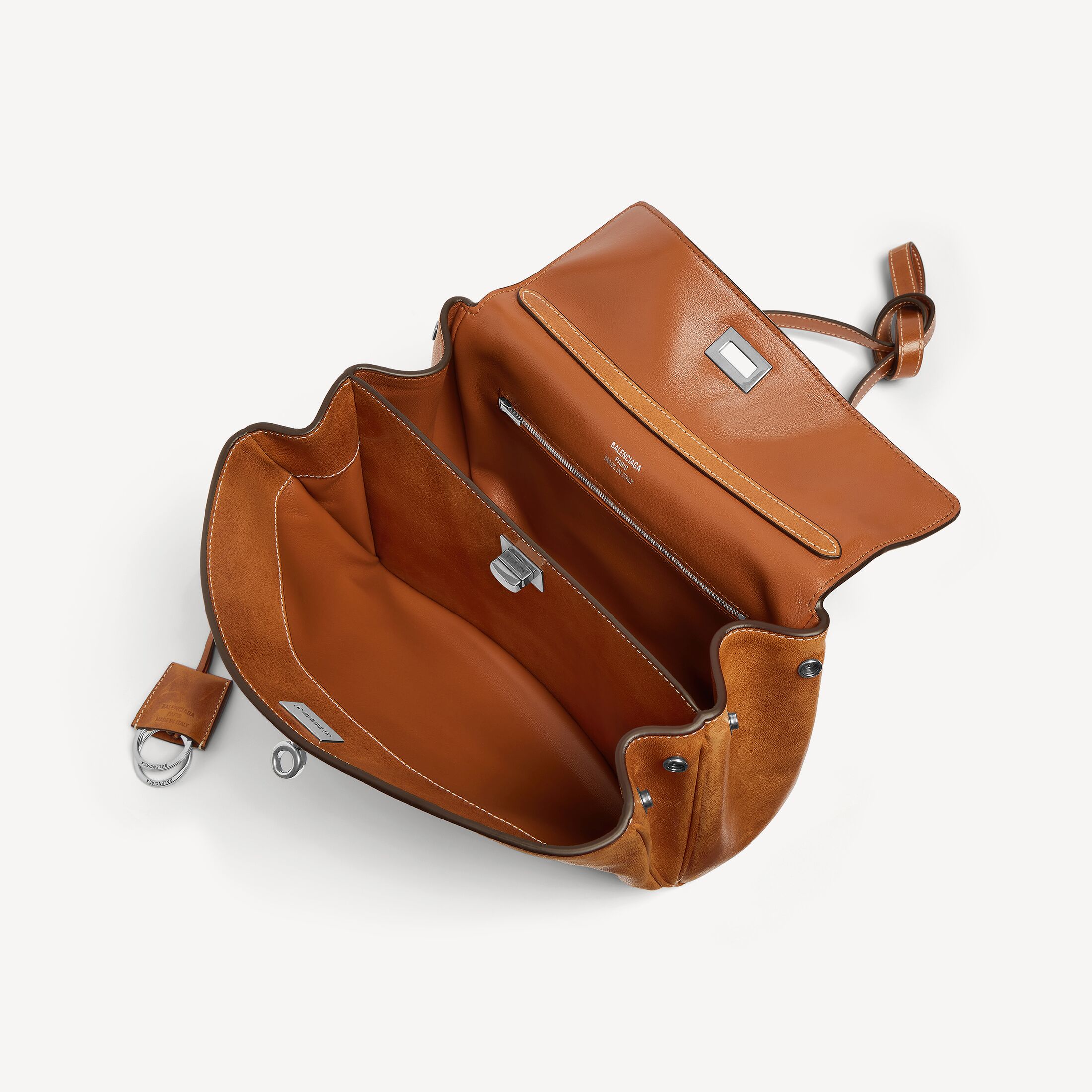 Women's Rodeo Handbag Small in Tan Cowboy | Balenciaga US