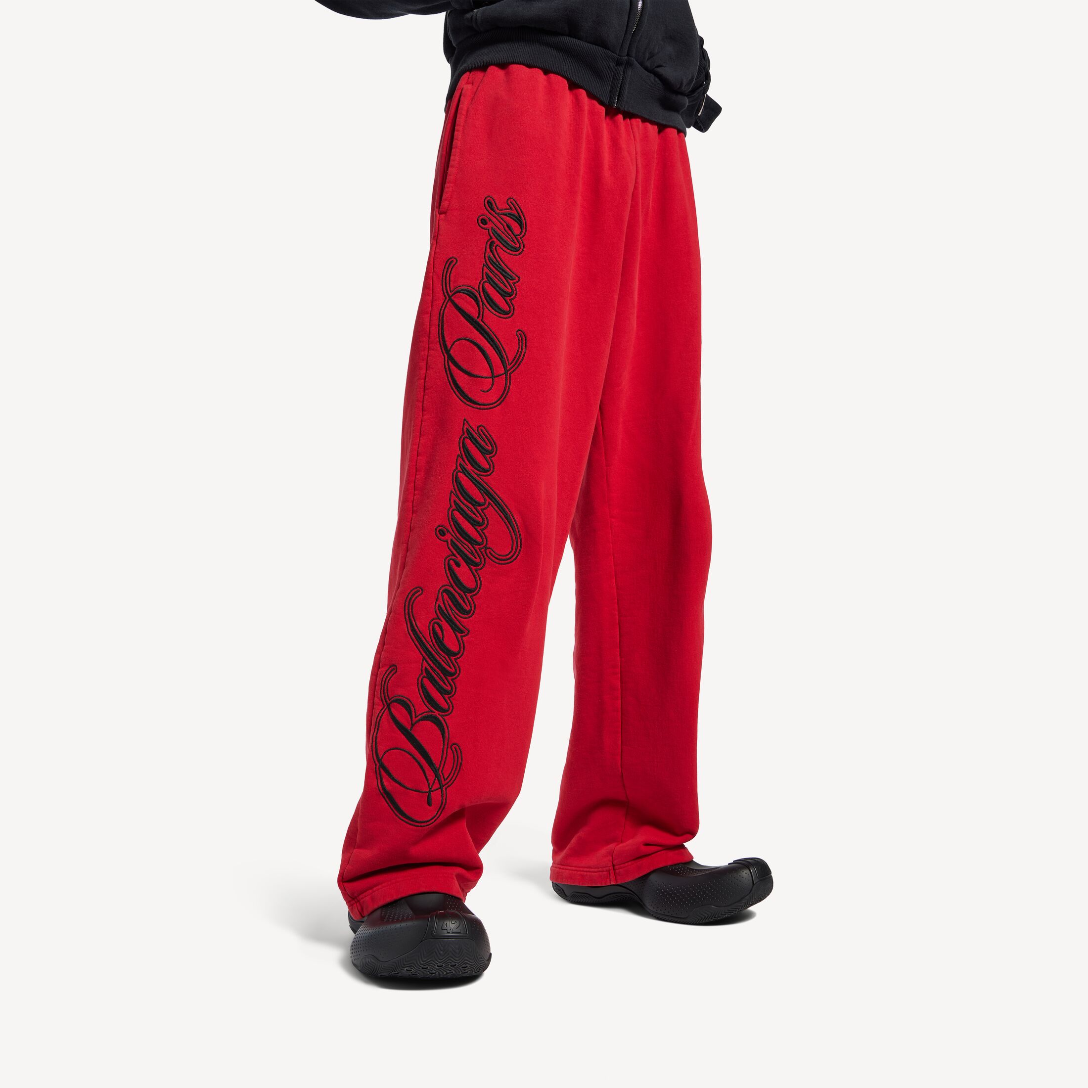 Cursive baggy pants