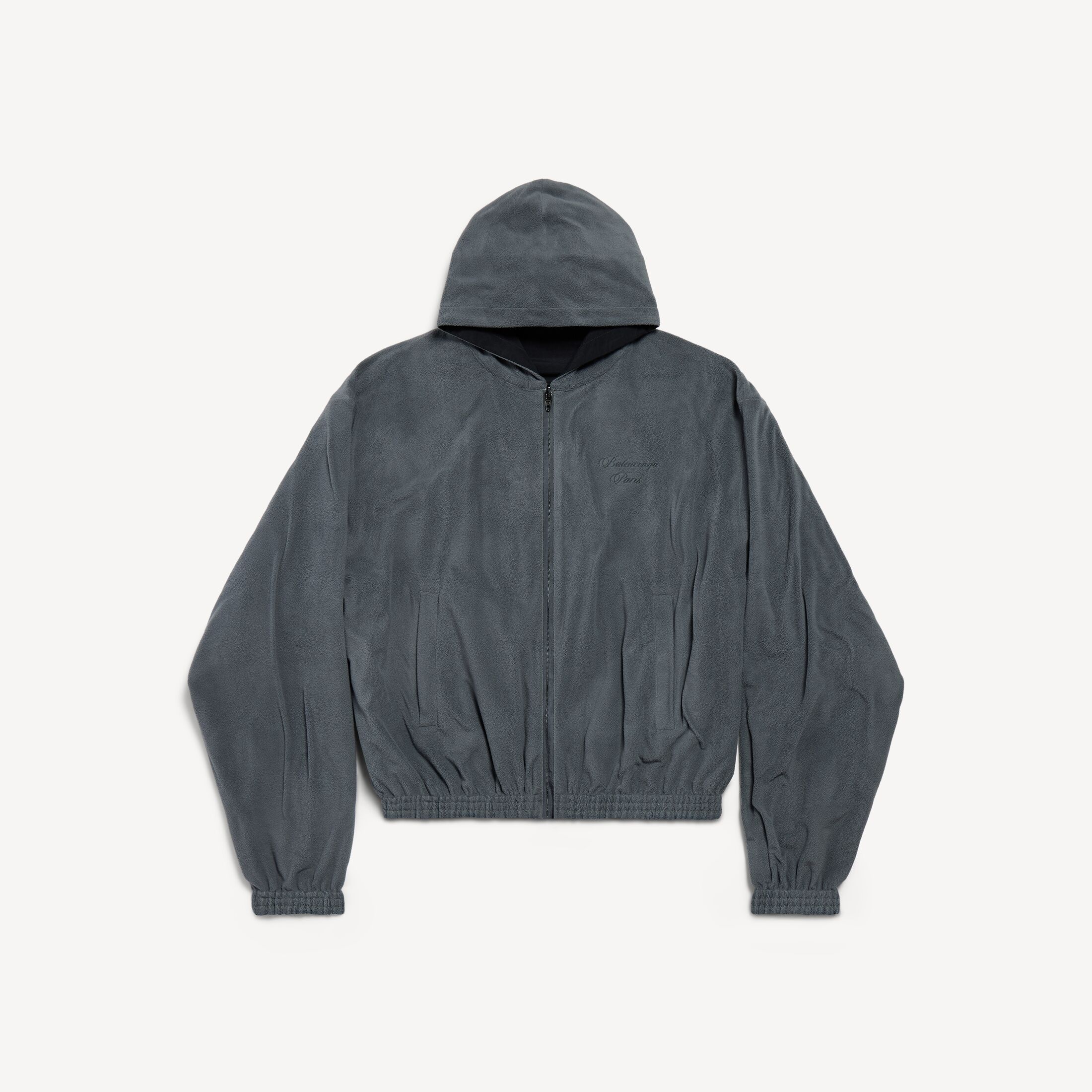 Cursive reversible tracksuit jacket