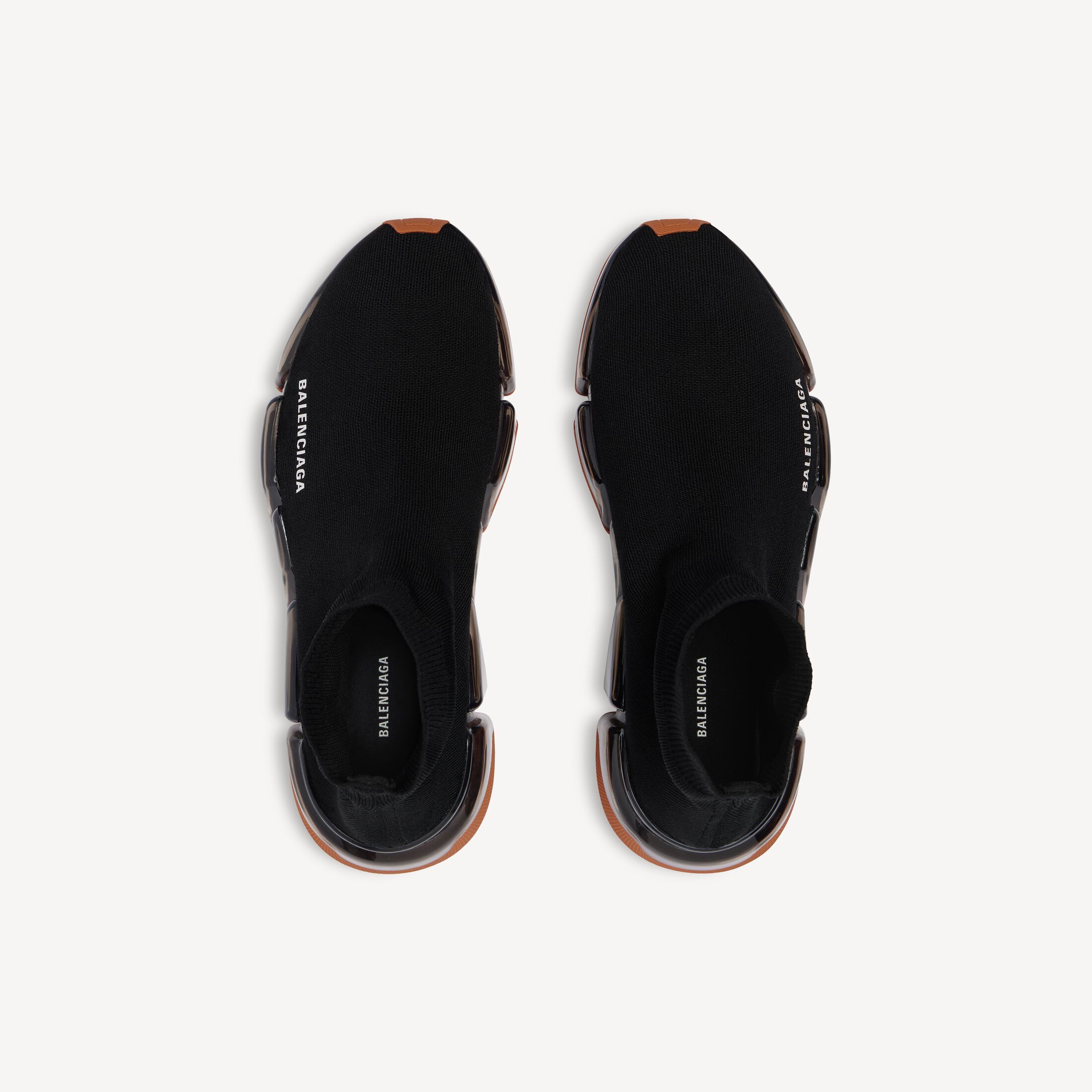 Speed 2.0 full clear sole recycled knit sneaker
