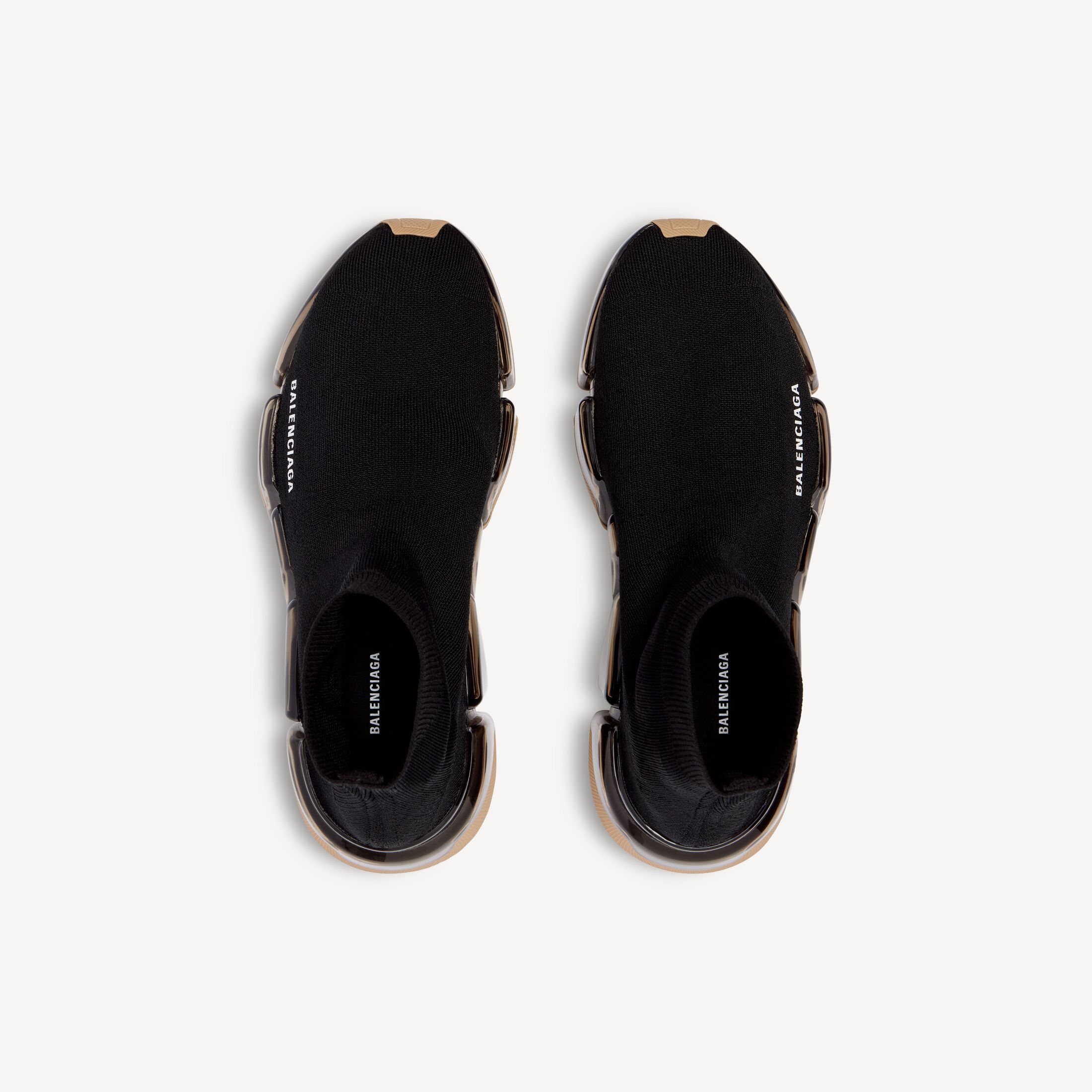 Speed 2.0 full clear sole recycled knit sneaker