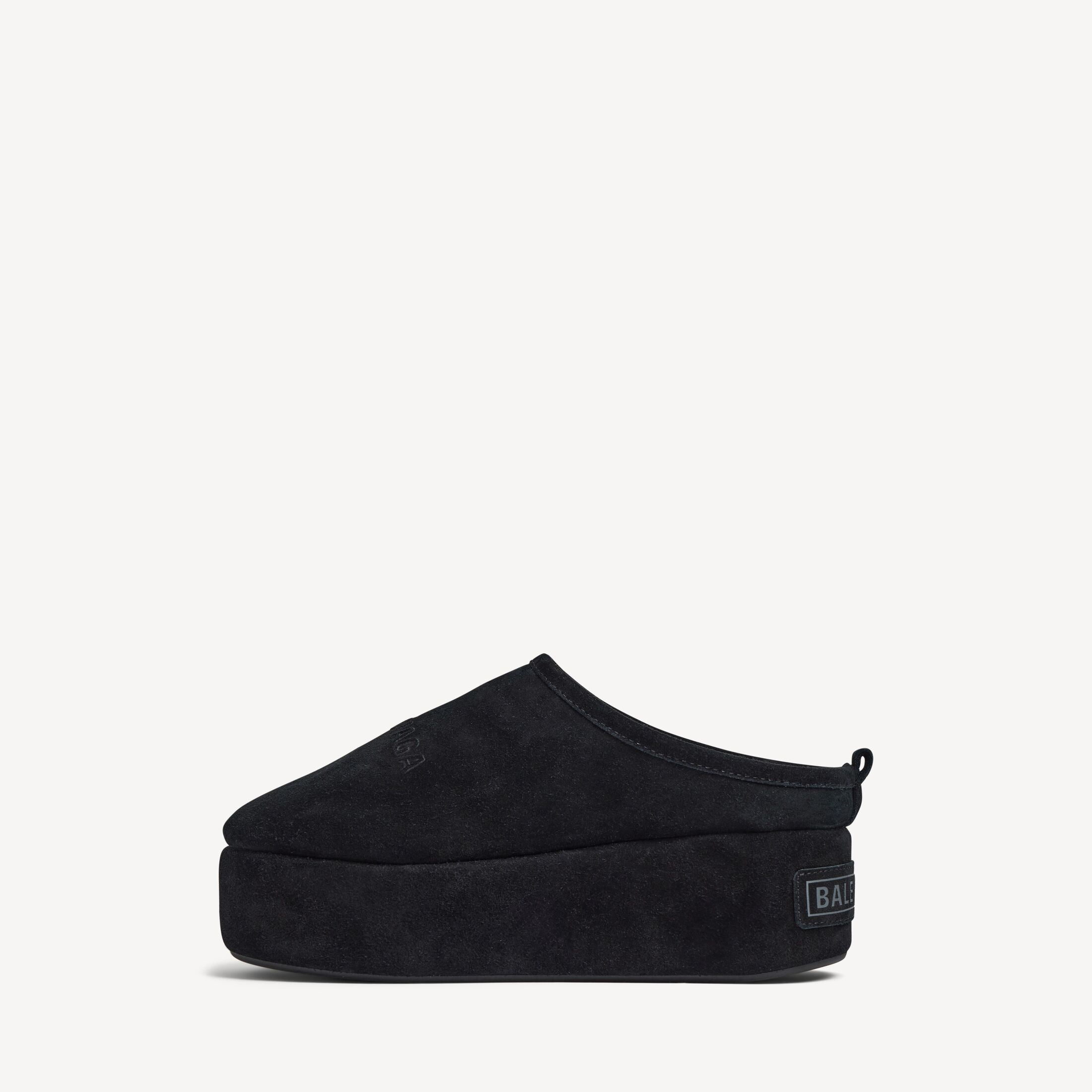 Women's Alaska Soft Platform Mule in Black | Balenciaga US