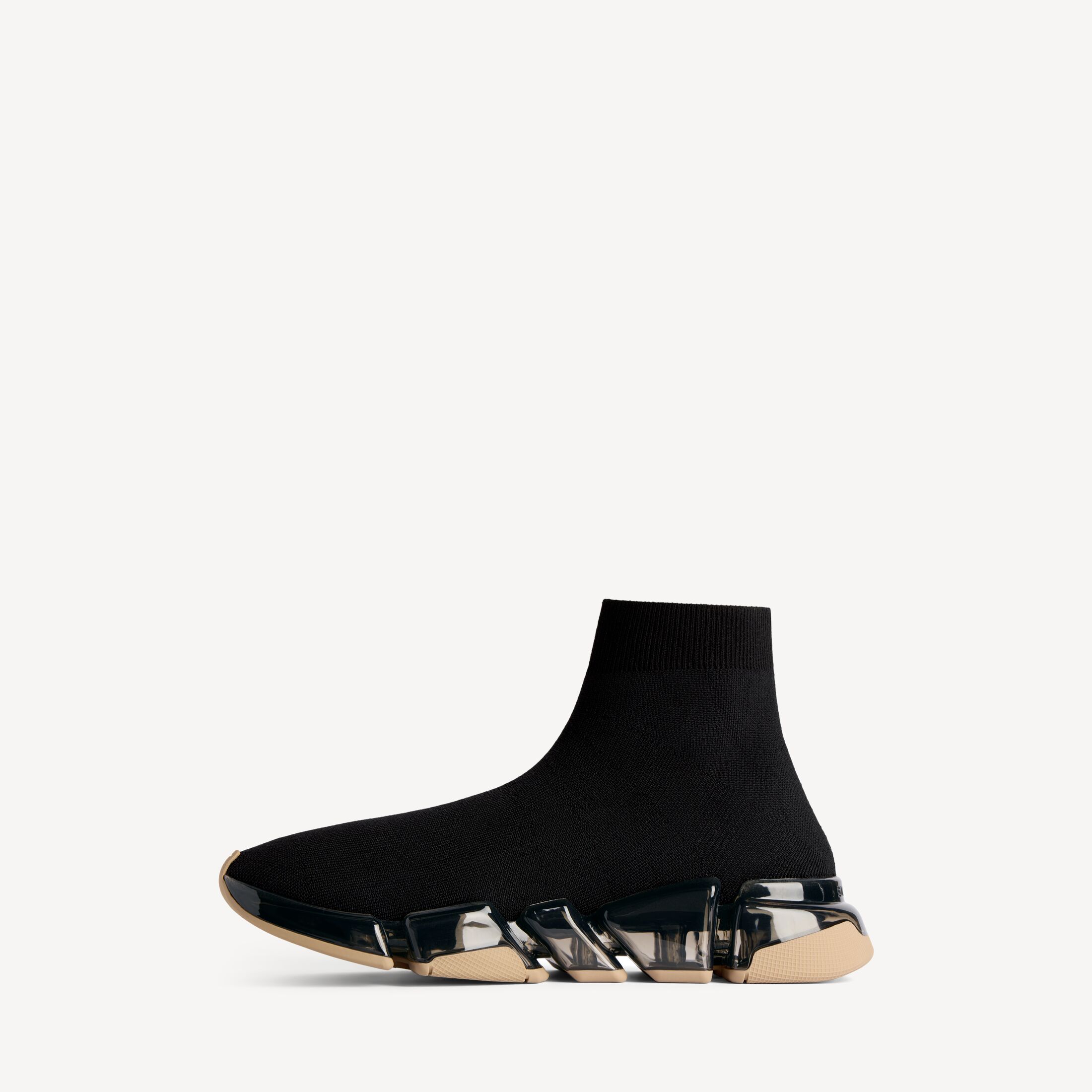 Speed 2.0 full clear sole recycled knit sneaker