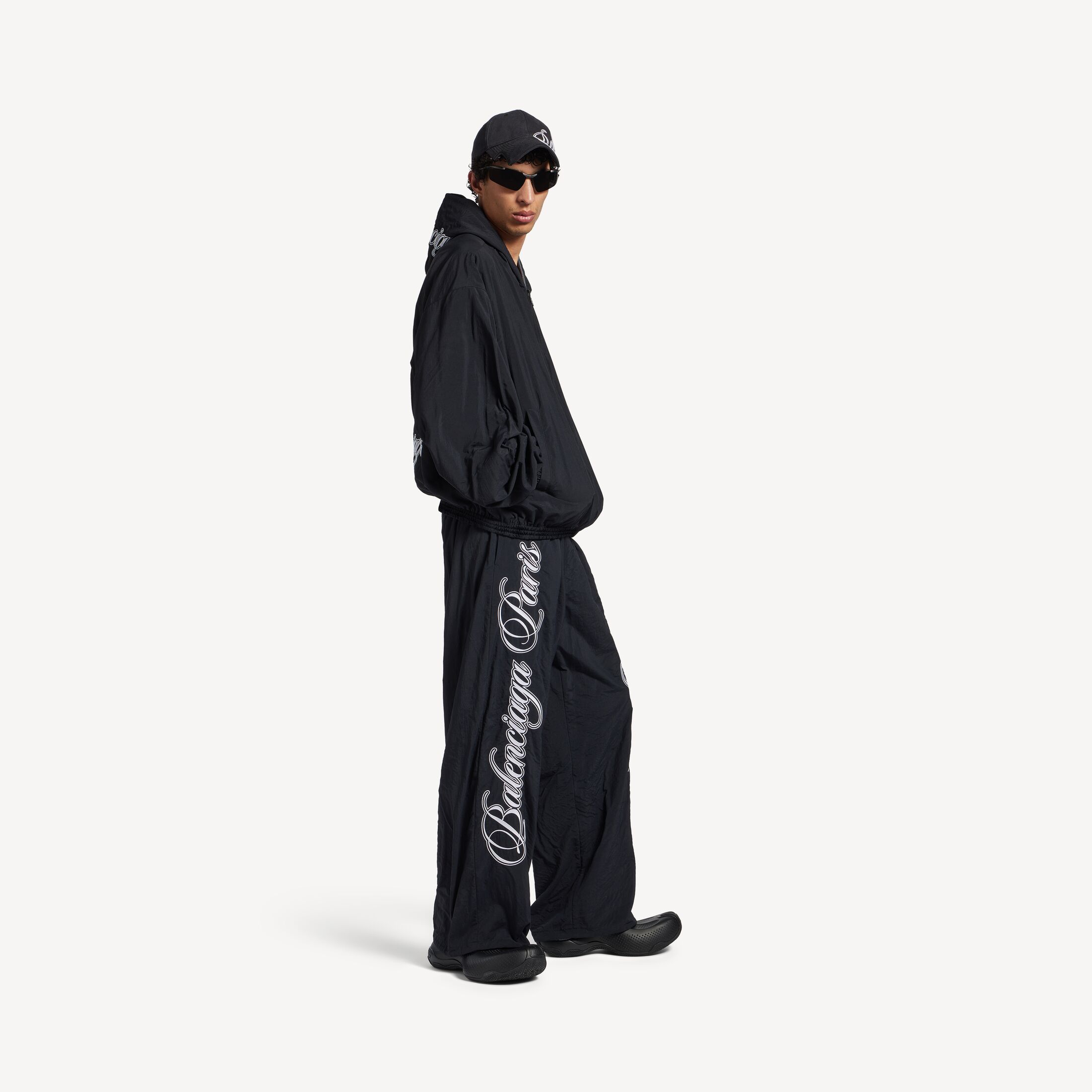 Cursive reversible tracksuit jacket