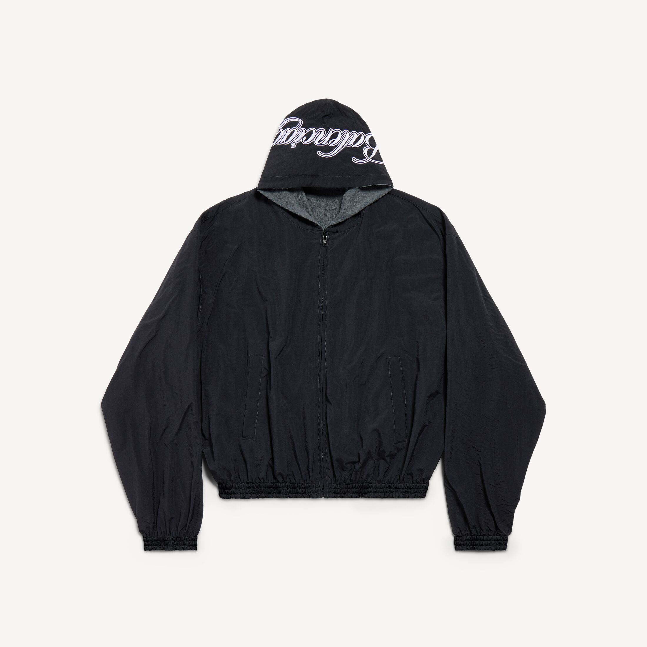 Cursive reversible tracksuit jacket