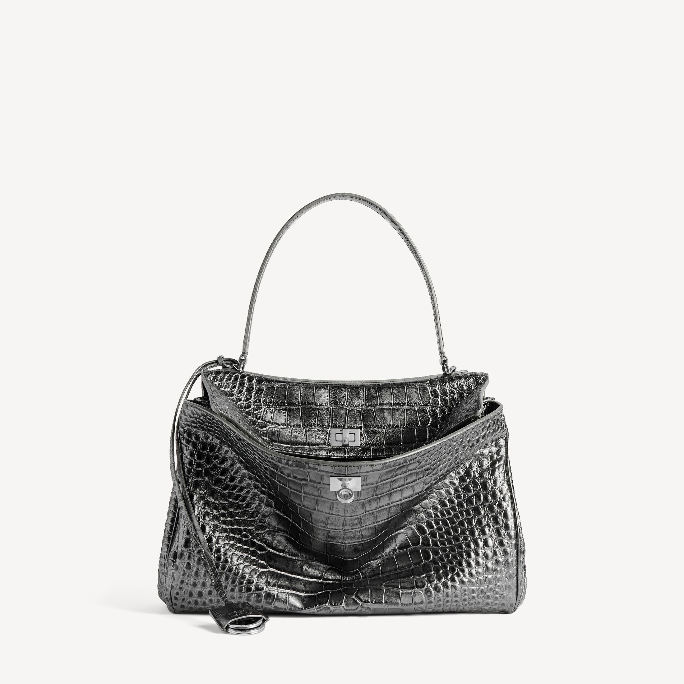 Women's Rodeo Handbag Medium in Espresso | Balenciaga US