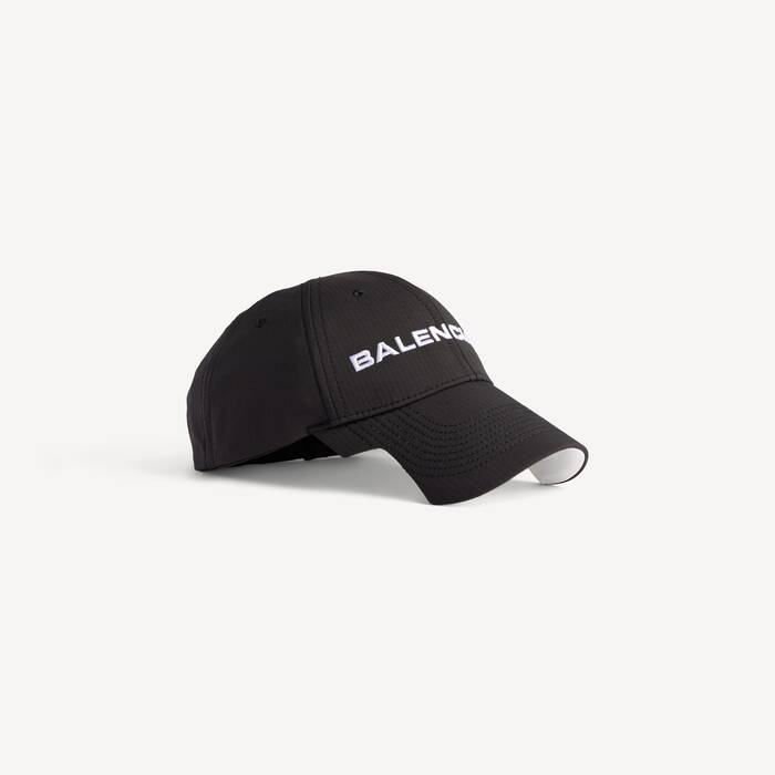 Logo Cap in Black/white | Balenciaga US