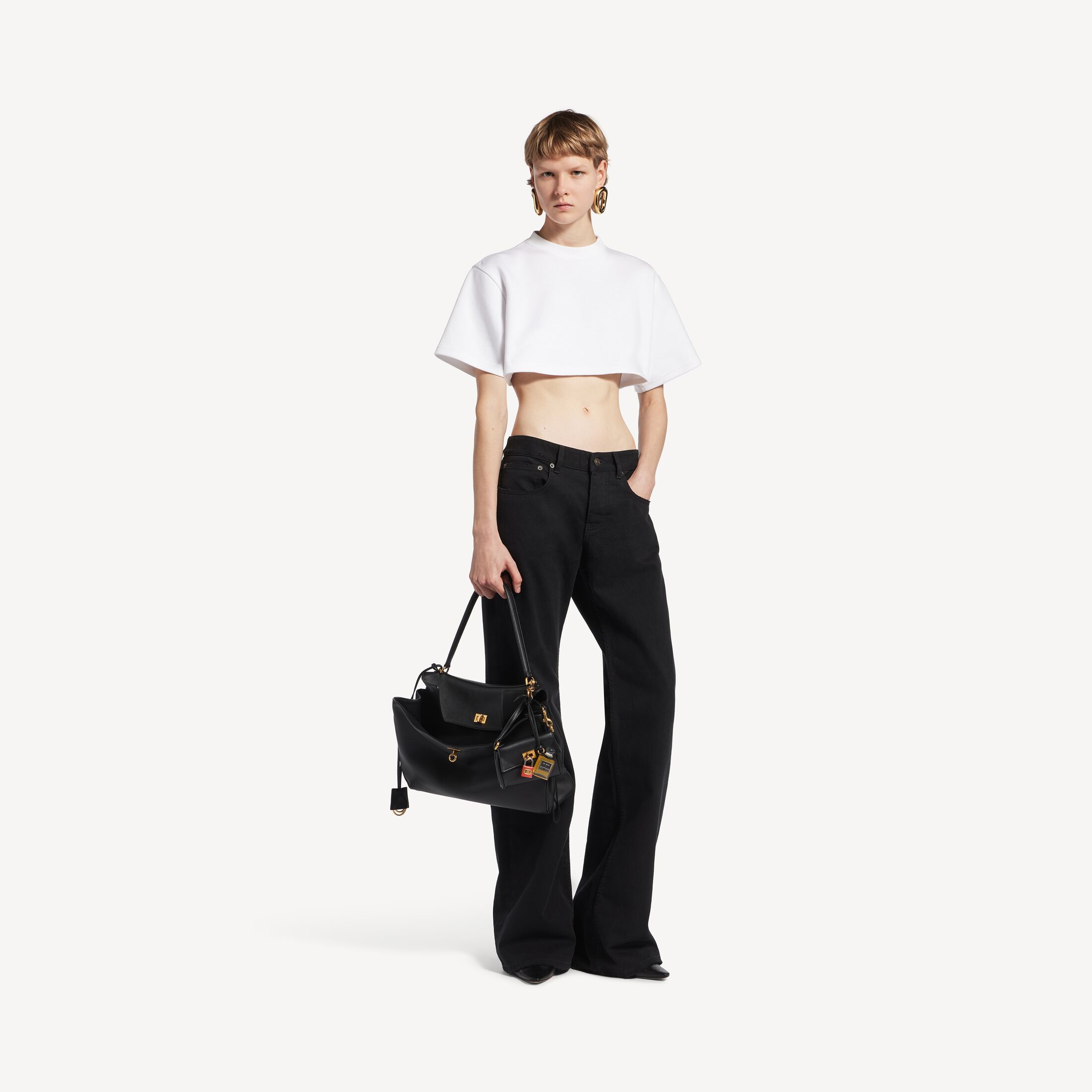 Women's Rodeo Handbag Medium in Black | Balenciaga US