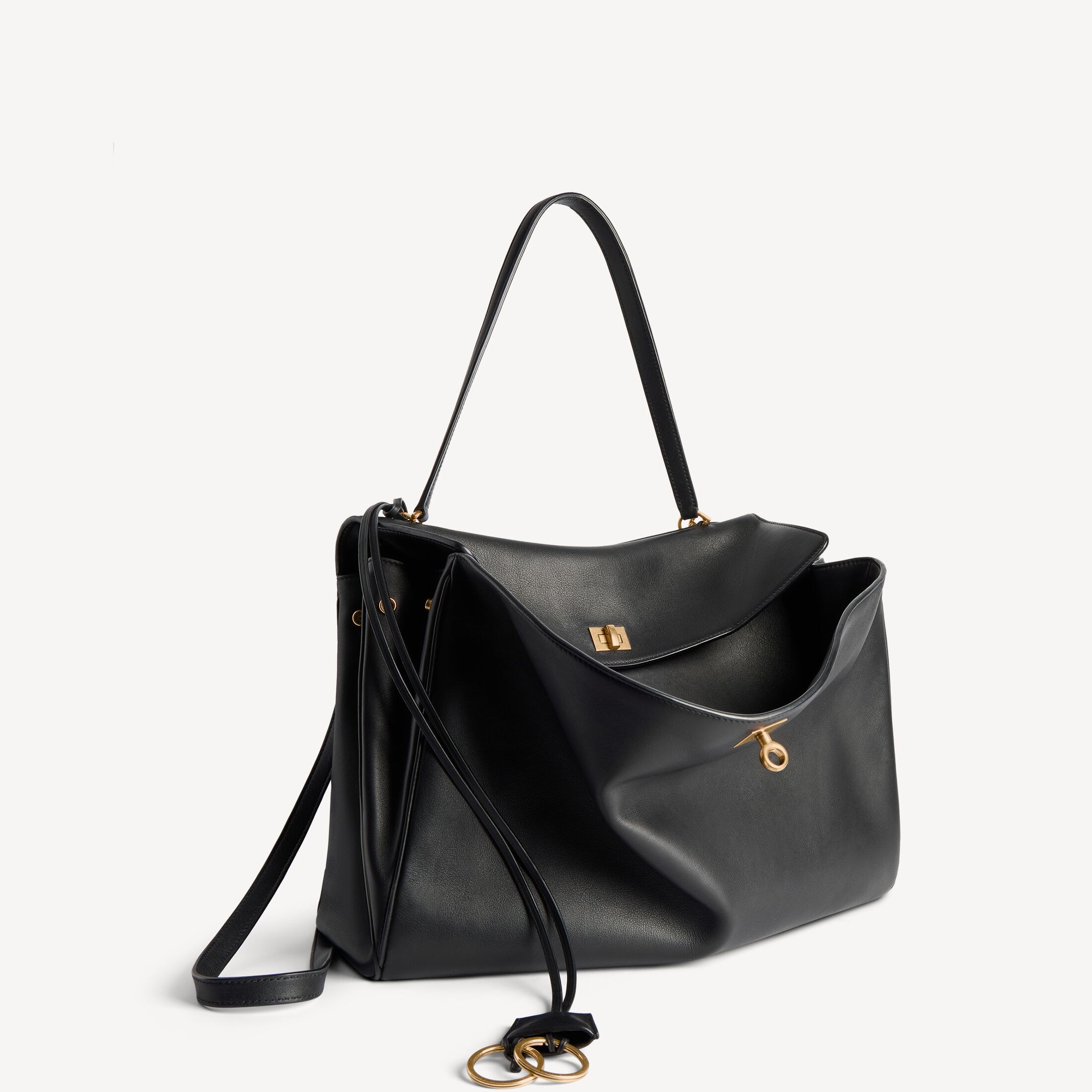 Women's Rodeo Handbag Large in Black | Balenciaga US