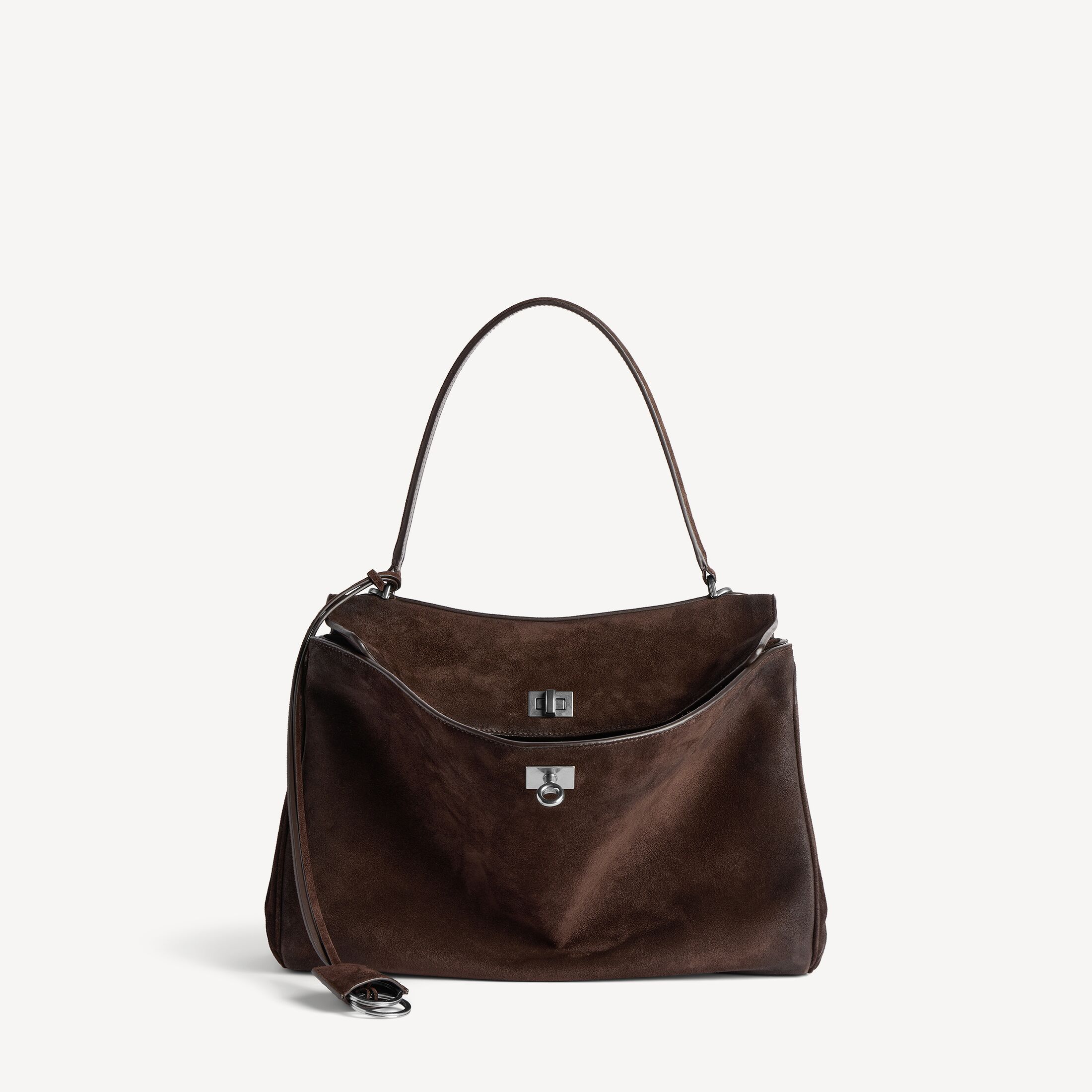 Women's Rodeo Handbag Medium in Light Espresso | Balenciaga AU