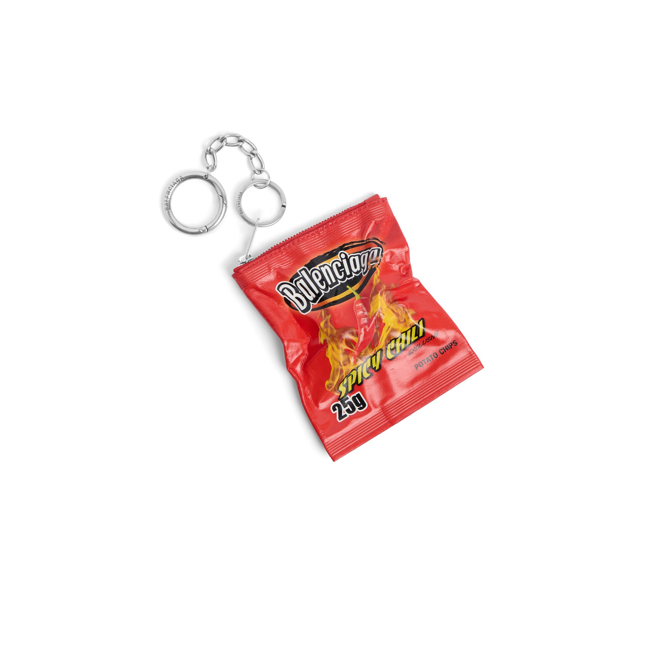 Charm/keychain Chips in Red | Balenciaga US
