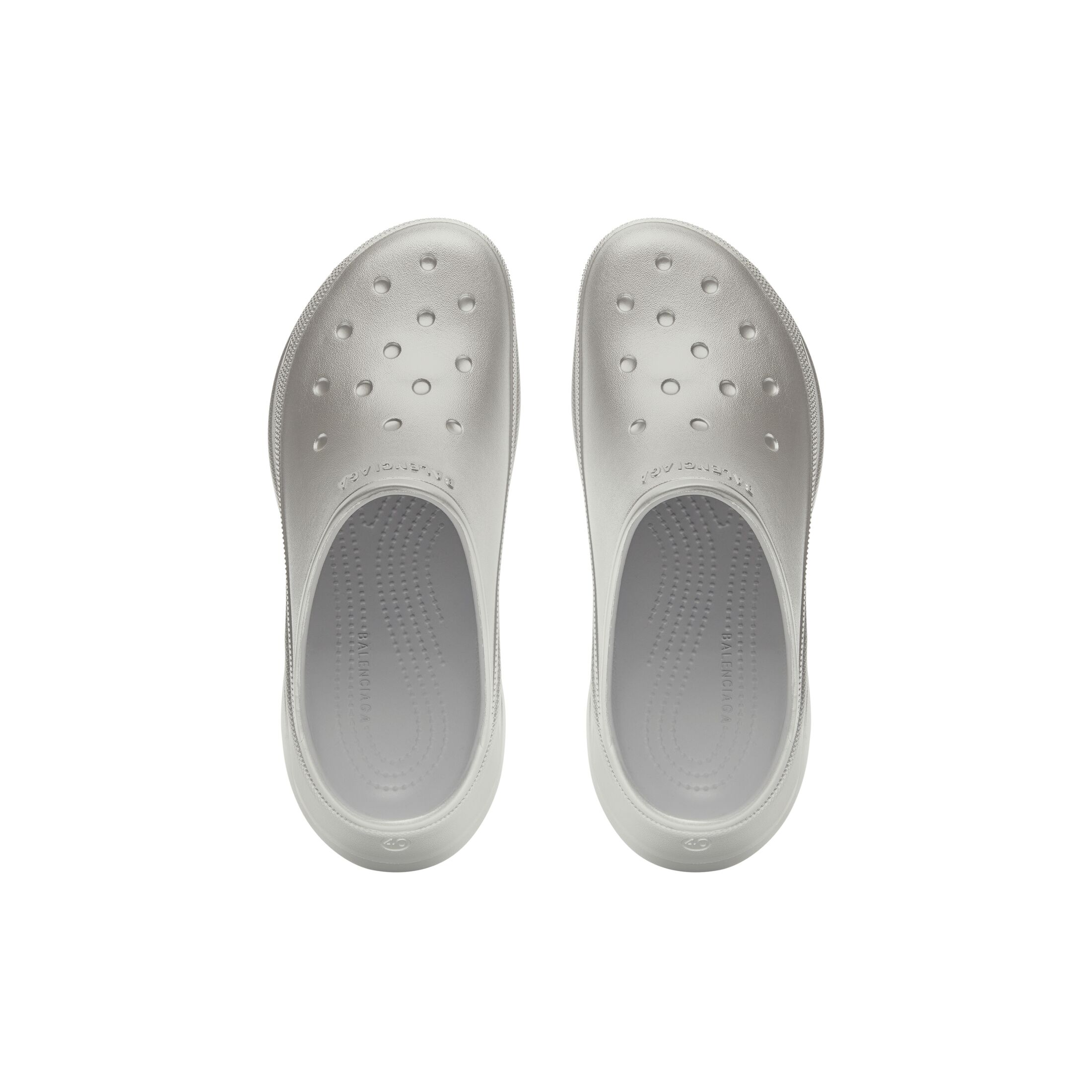 Women's Crocs™ Mule in Silver | Balenciaga CA