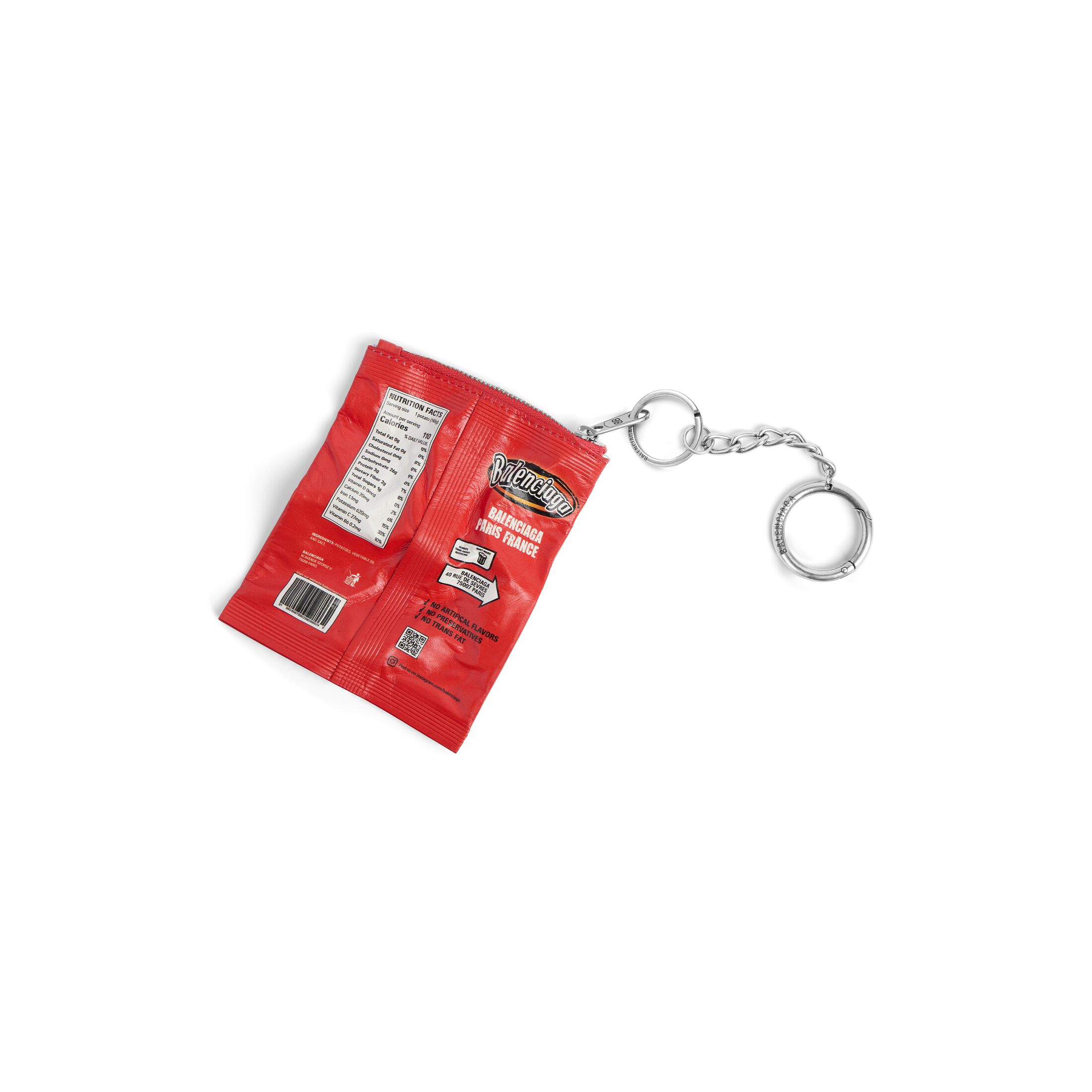 Charm/keychain Chips in Red | Balenciaga US