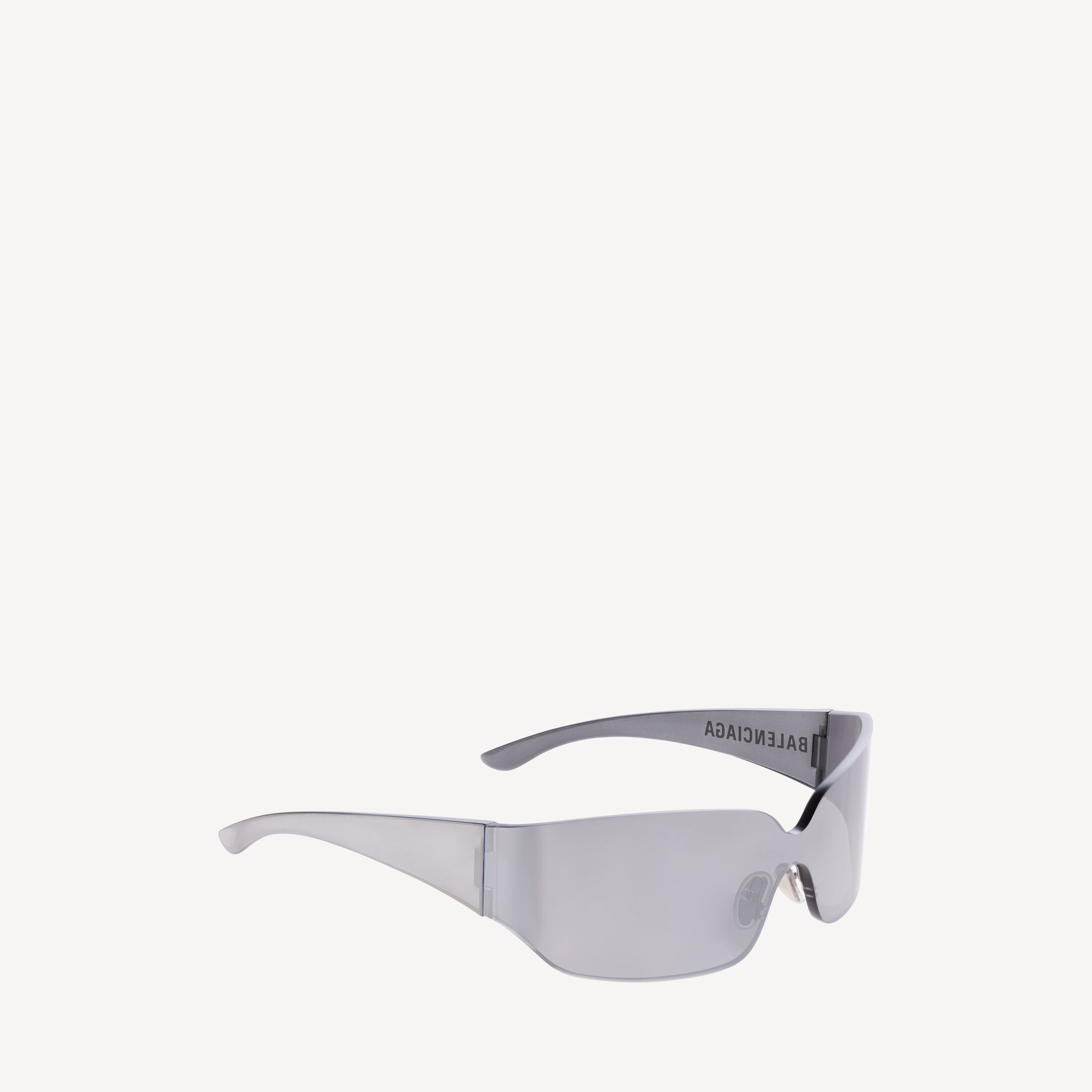 Mono Square Sunglasses in Silver | Balenciaga US