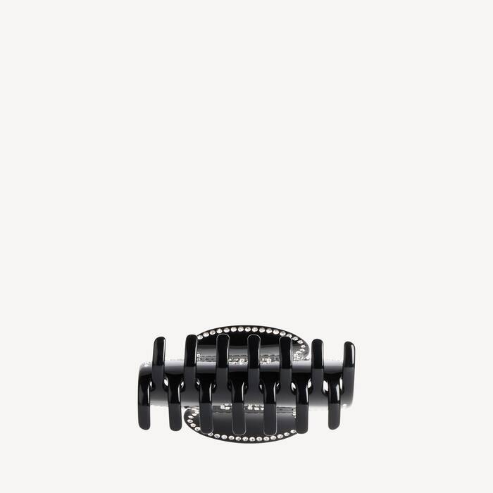 Women's Holli Bb Hair Grip in Black | Balenciaga US