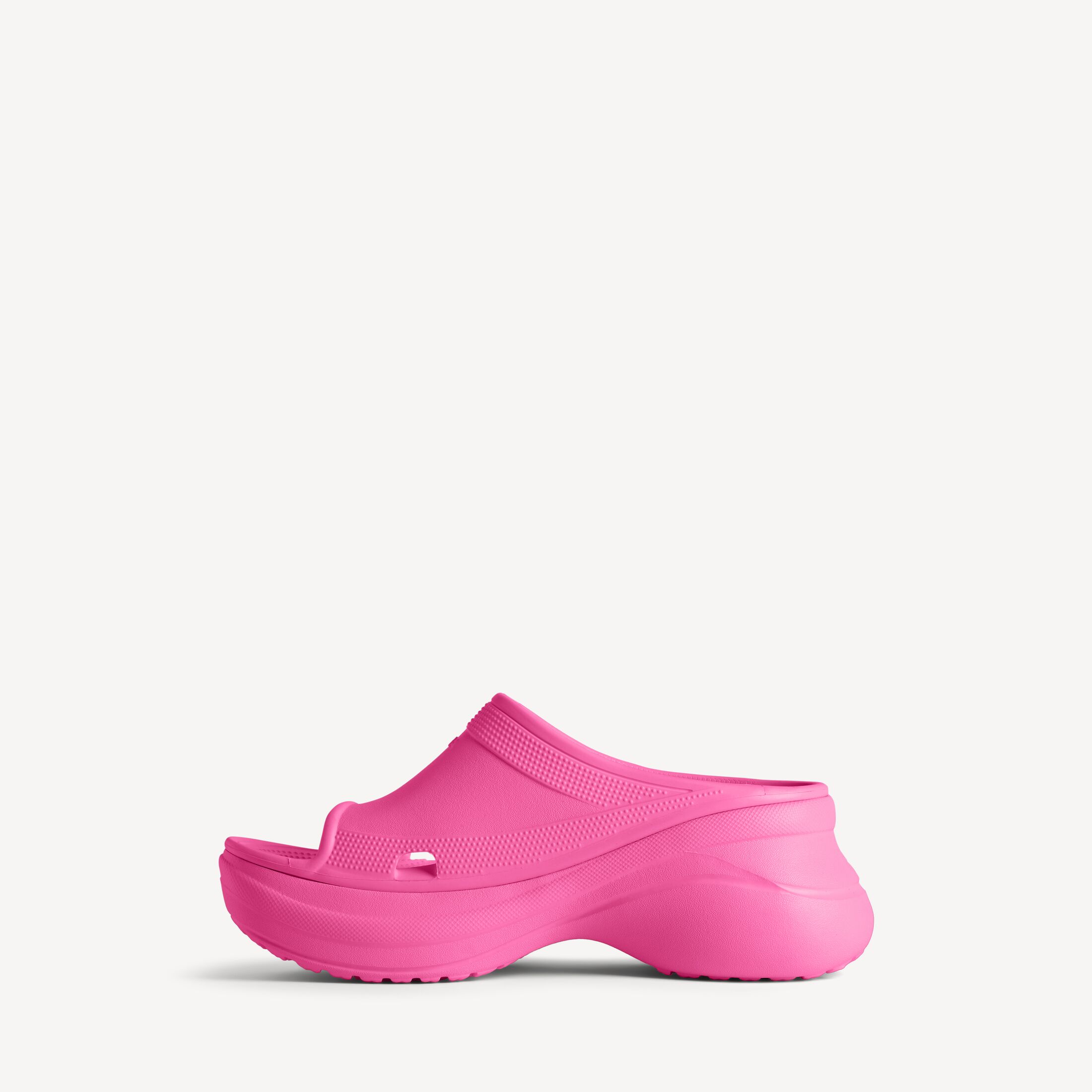 Women's Pool Crocs™ Slide Sandal in Pink | Balenciaga US