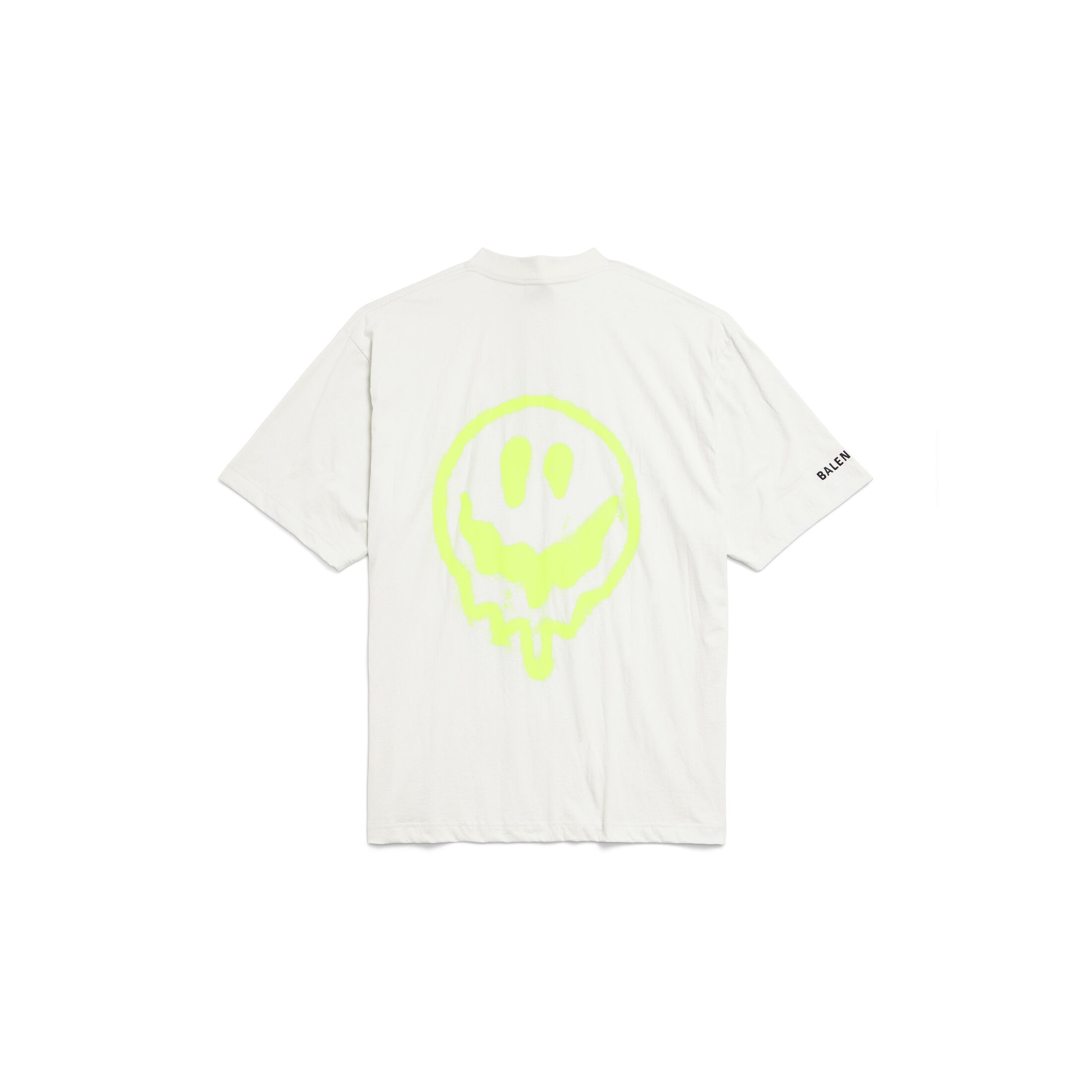 T-shirt Hi There + Dripley Fit Medium en Blanc Effet Sali | Balenciaga FR