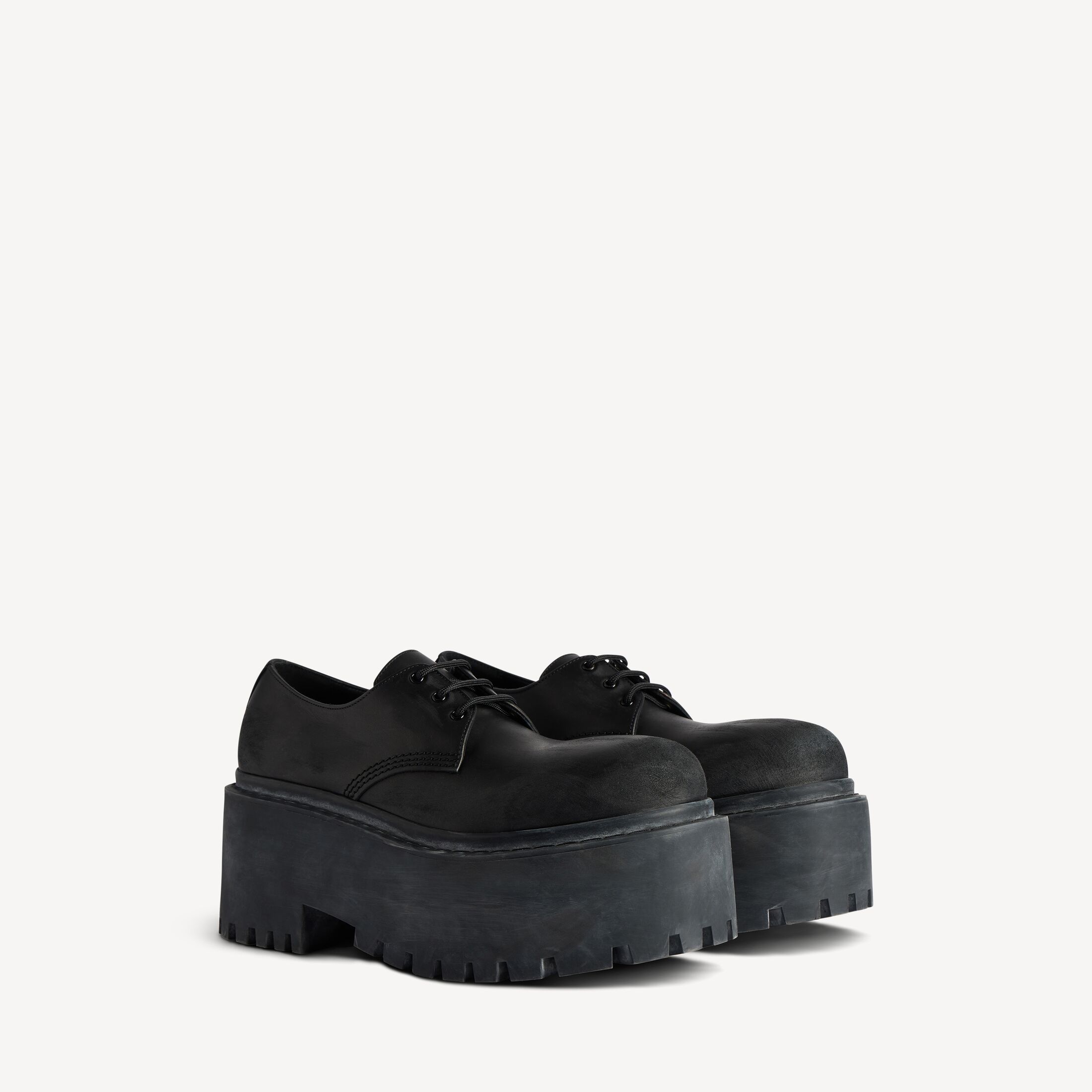 Women's Strike Platform Derby in Black | Balenciaga US