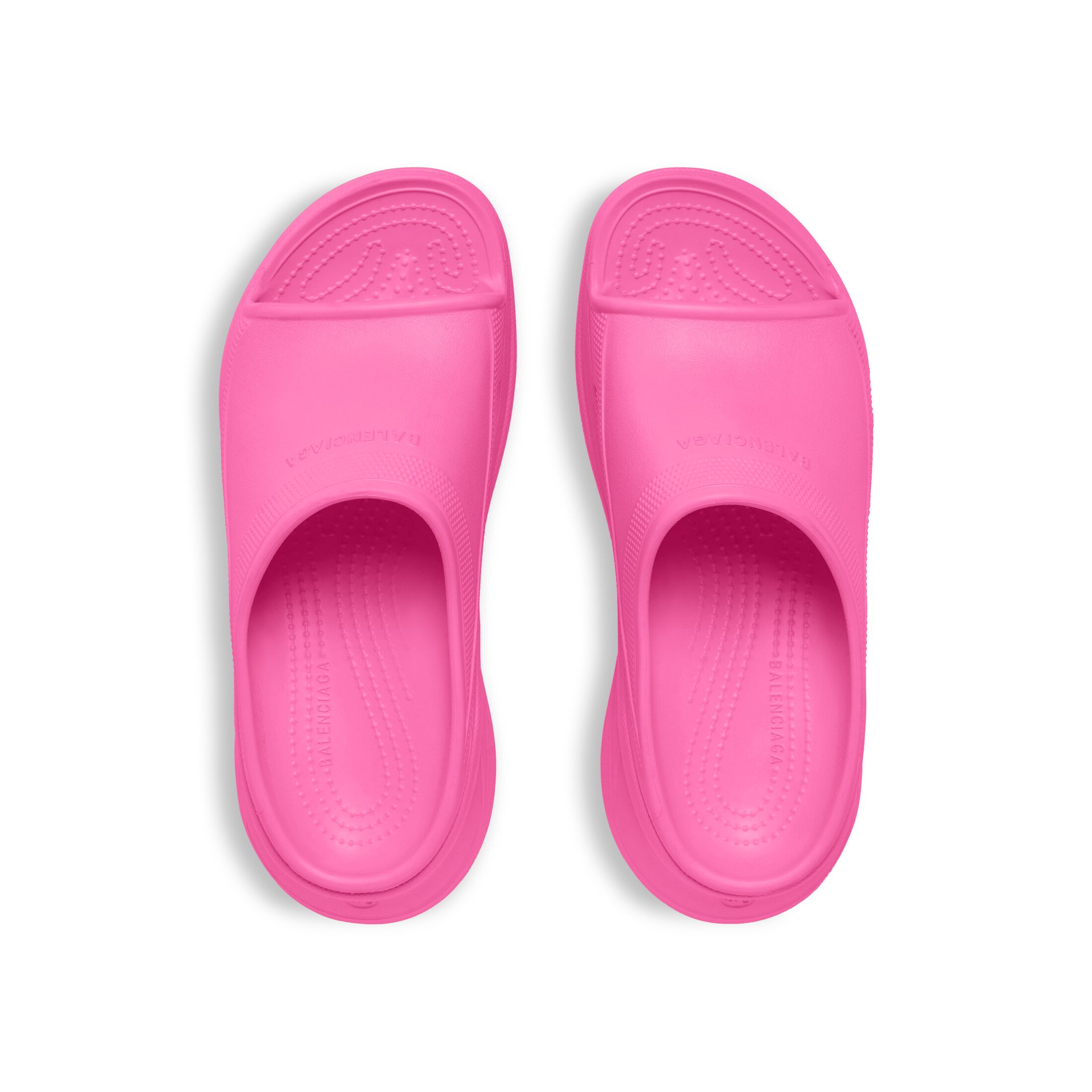 Women's Pool Crocs™ Slide Sandal in Pink | Balenciaga US
