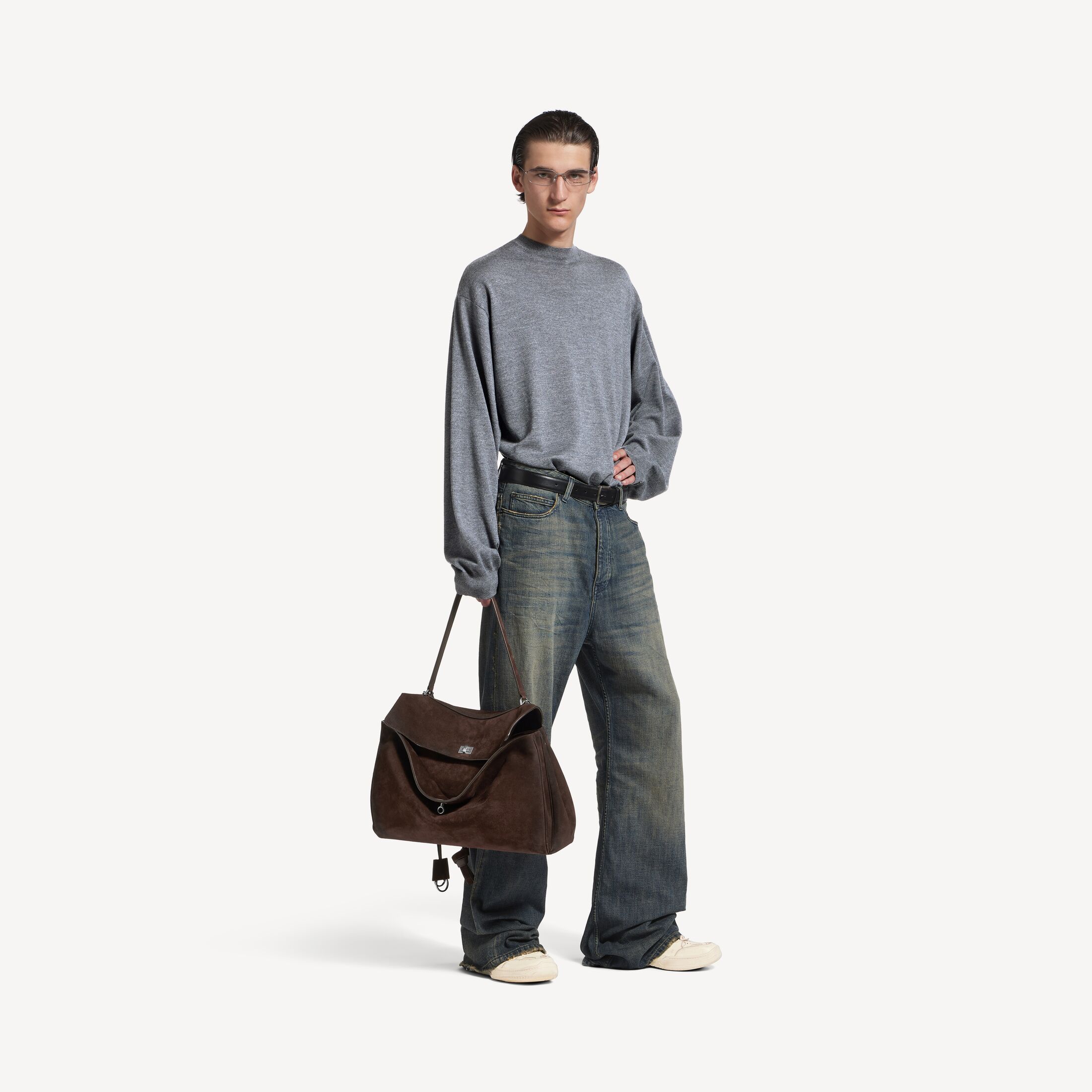 Rodeo Handbag Large in Light Espresso | Balenciaga US