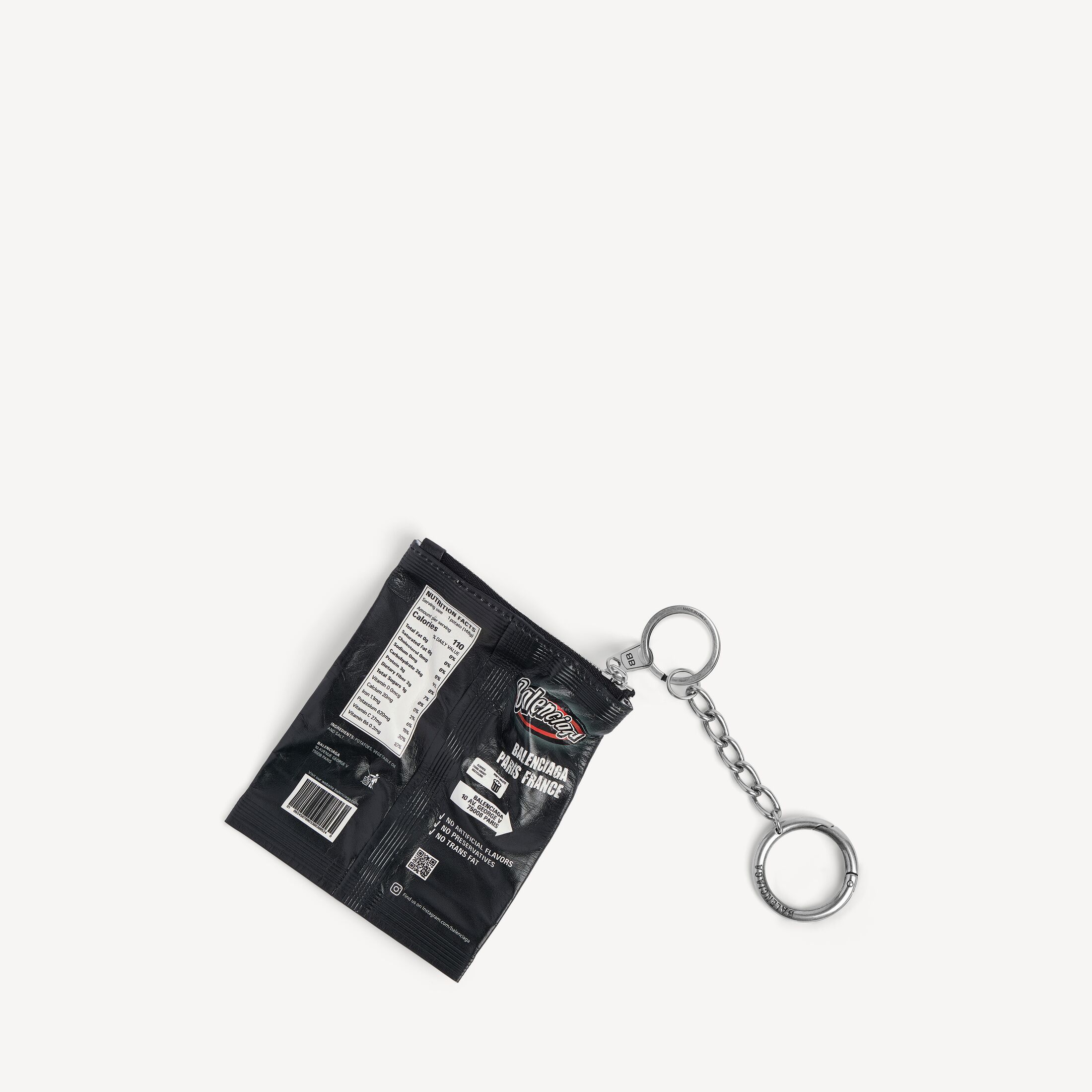 Charm/keychain Chips in Black | Balenciaga US
