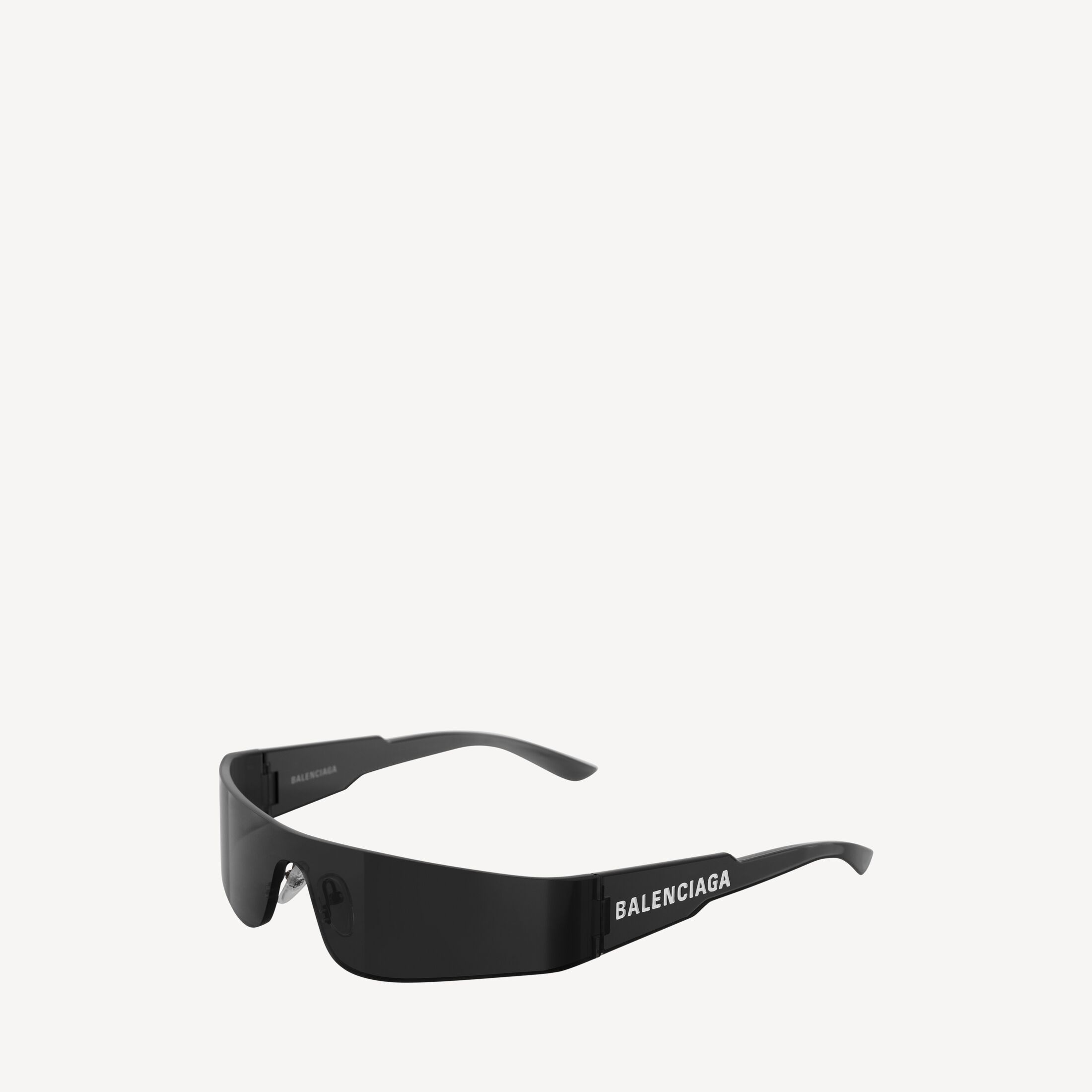 Mono Rectangle Sunglasses in Black | Balenciaga US