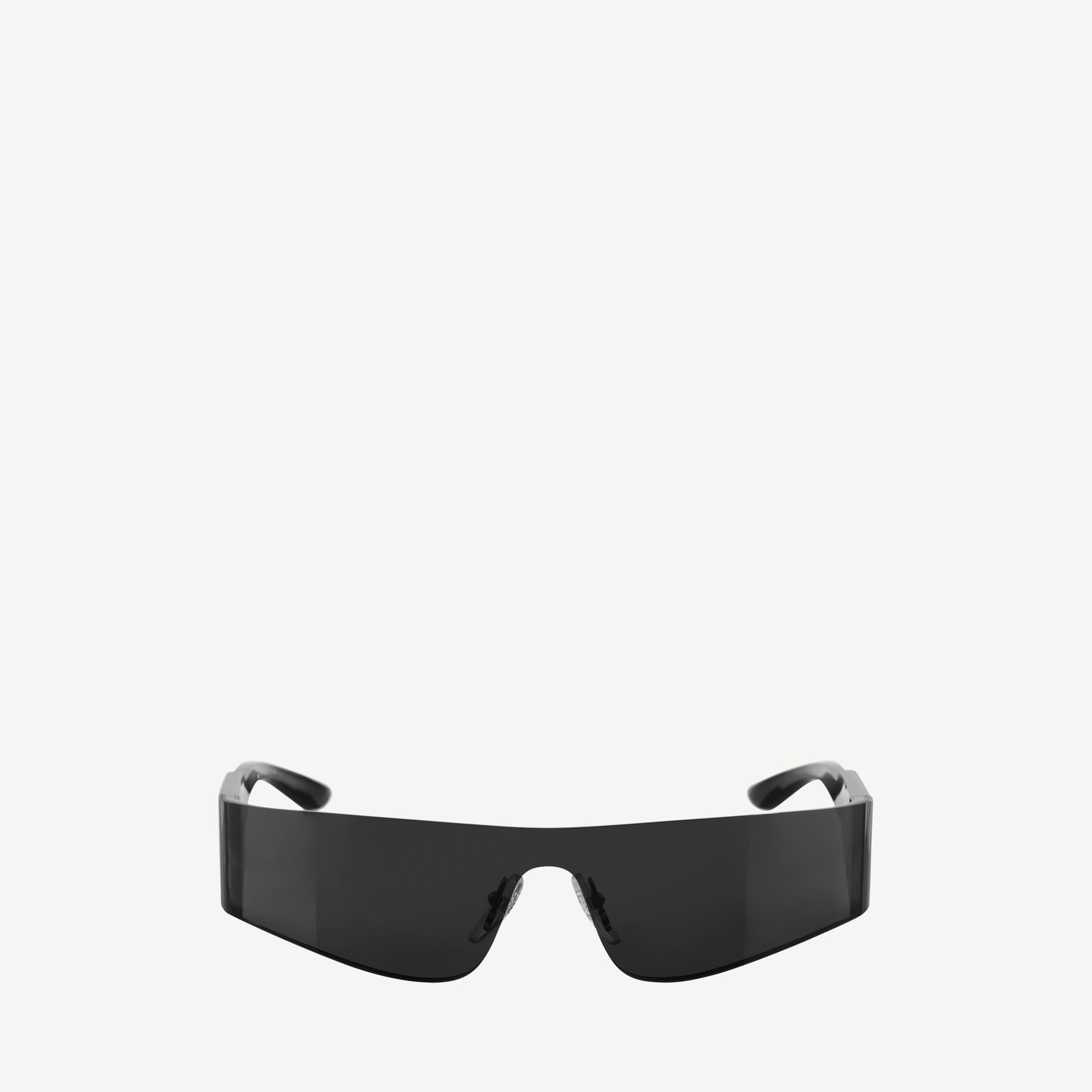 Mono Rectangle Sunglasses in Black | Balenciaga US