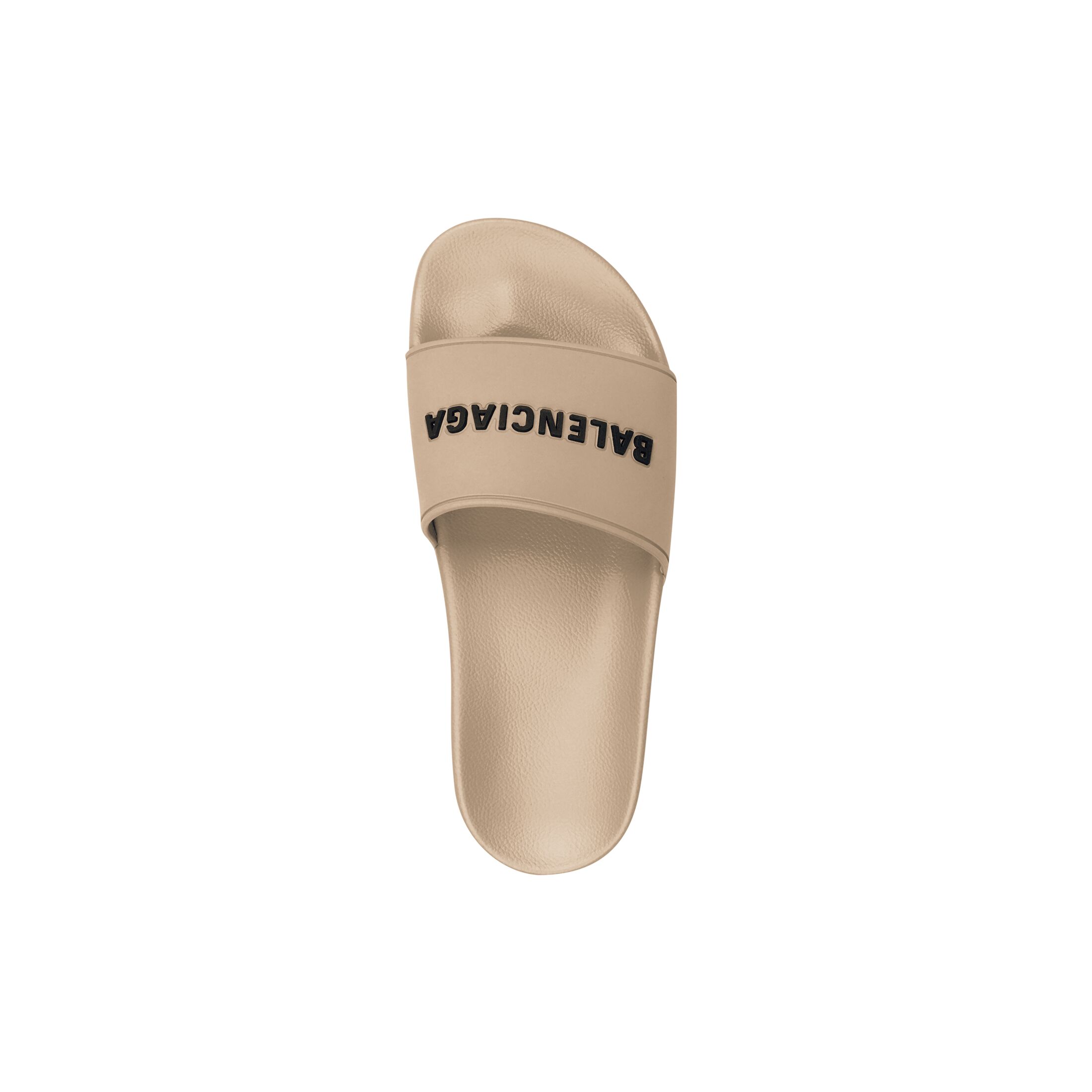 Women's Pool Slide Sandal in Beige | Balenciaga US