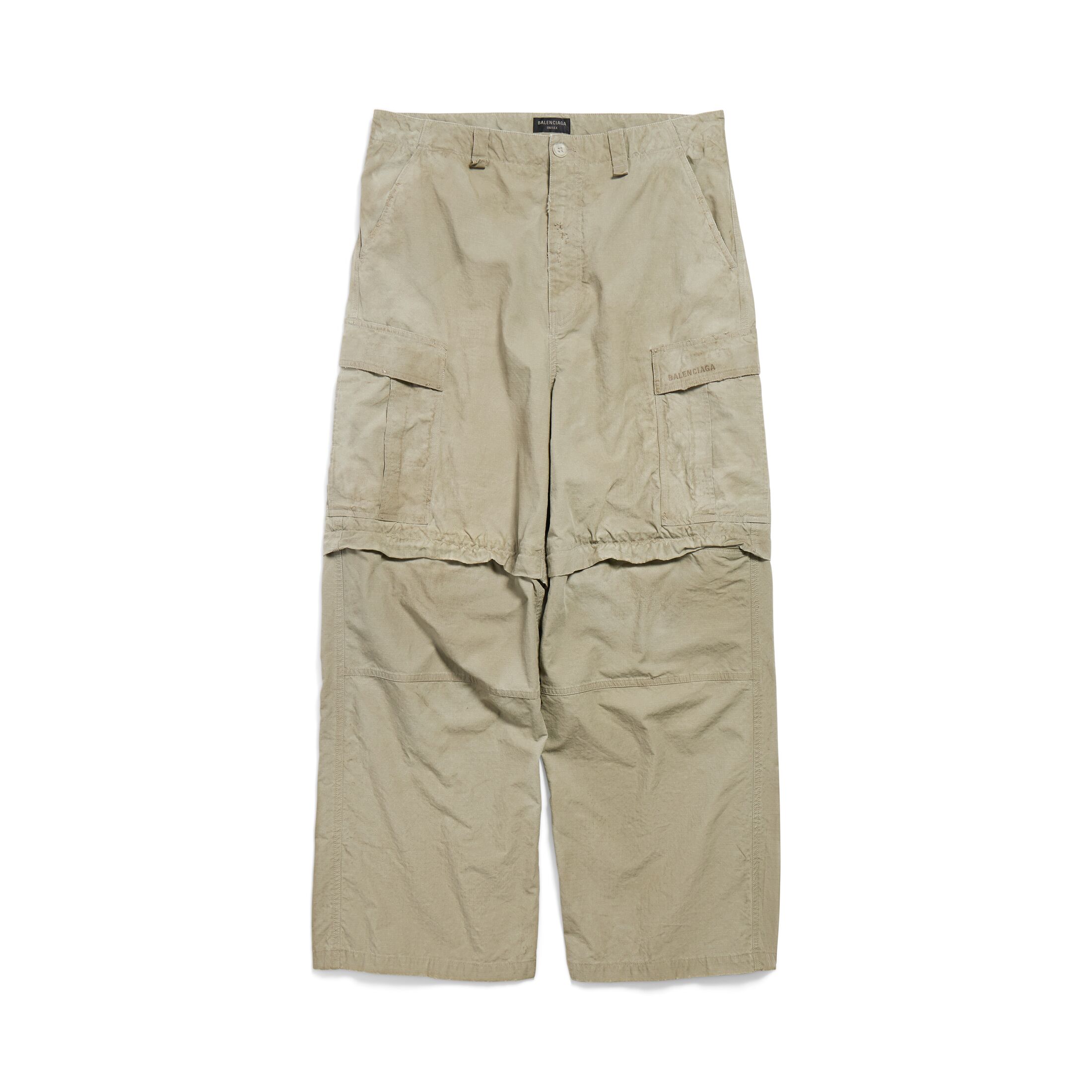 Men's Large Cargo Pants in Dark Beige | Balenciaga US