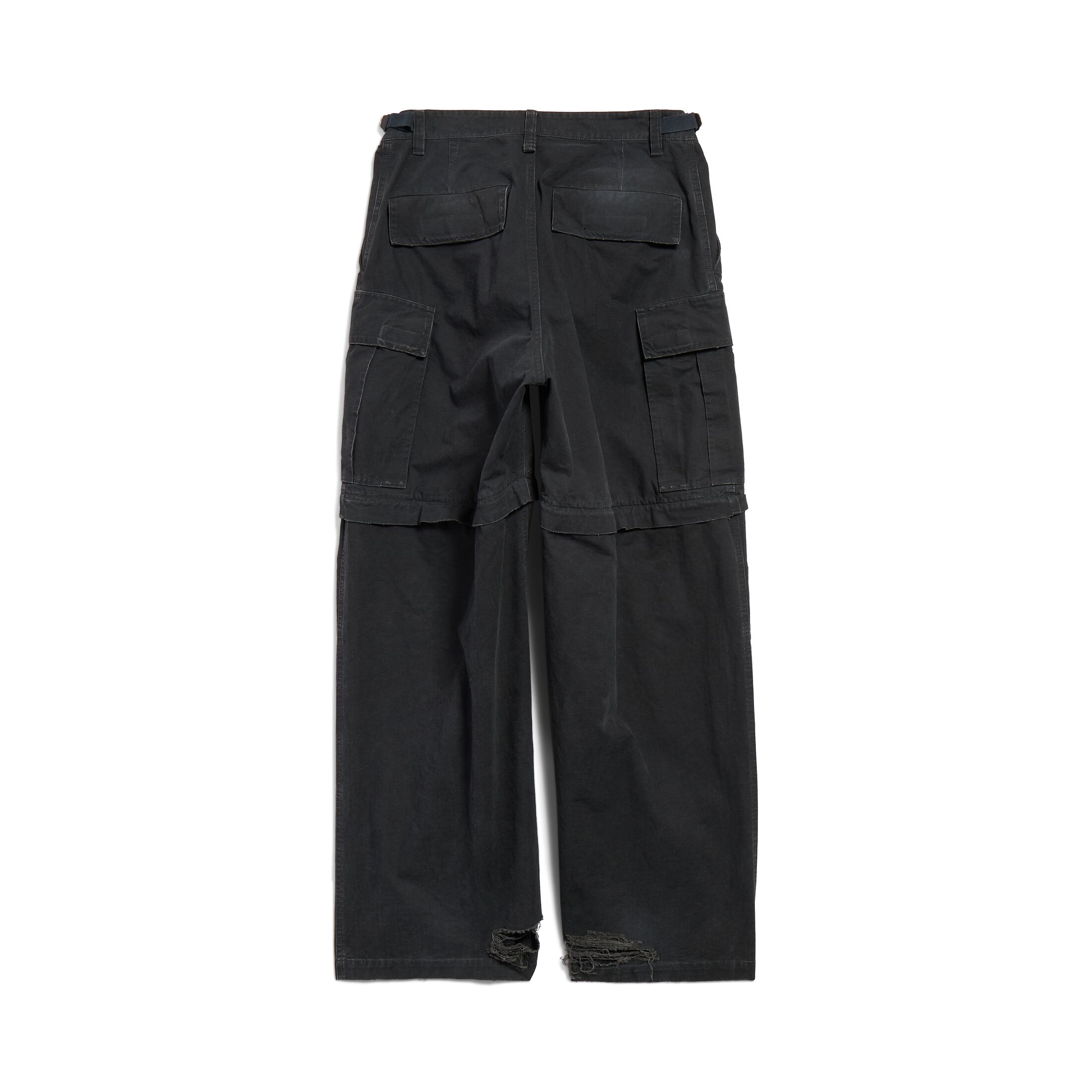 Men's Large Cargo Pants in Black | Balenciaga US
