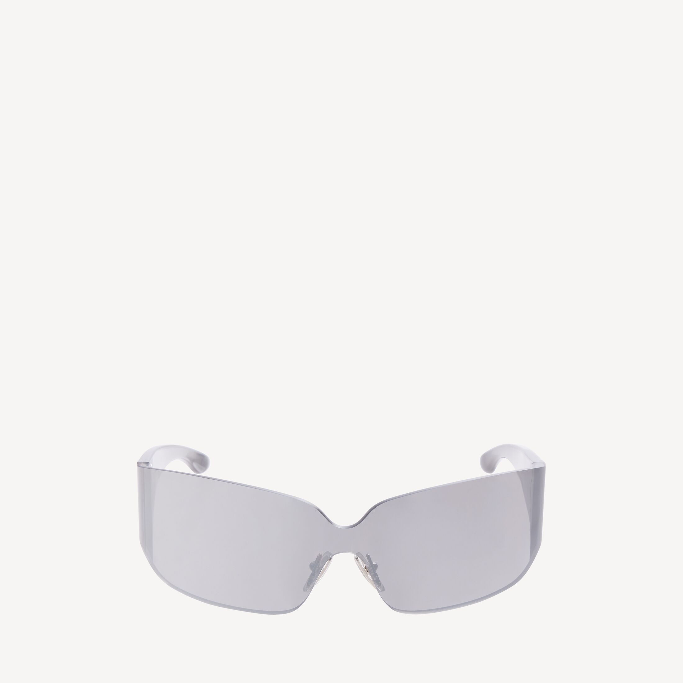 Mono Square Sunglasses in Silver | Balenciaga US