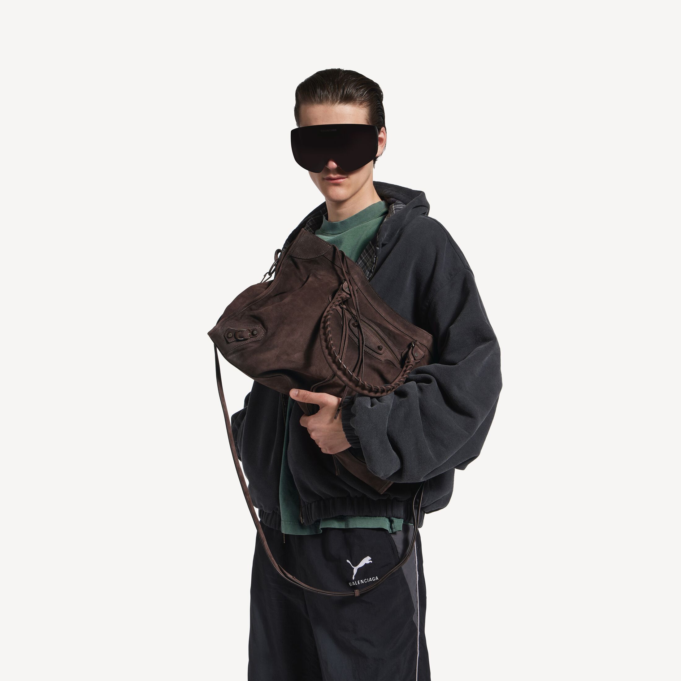 Men's Le City Bag Large in Light Espresso | Balenciaga US