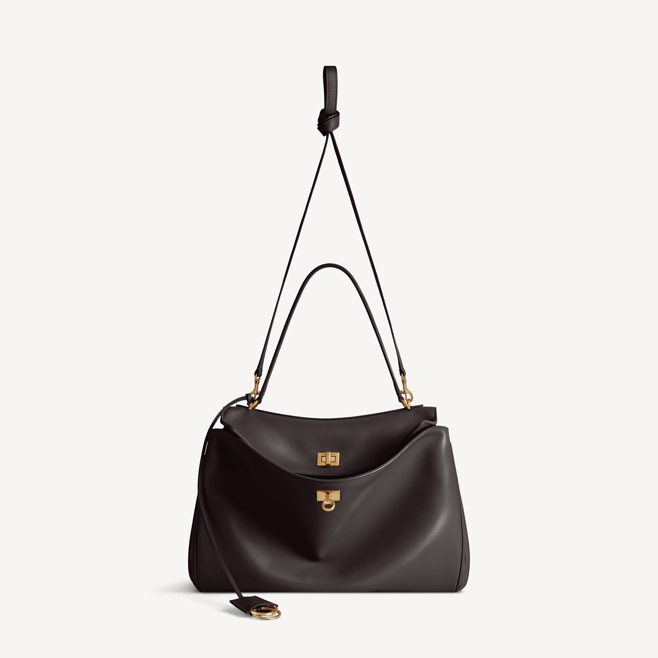 Women's Rodeo Handbag Medium in Espresso | Balenciaga GB