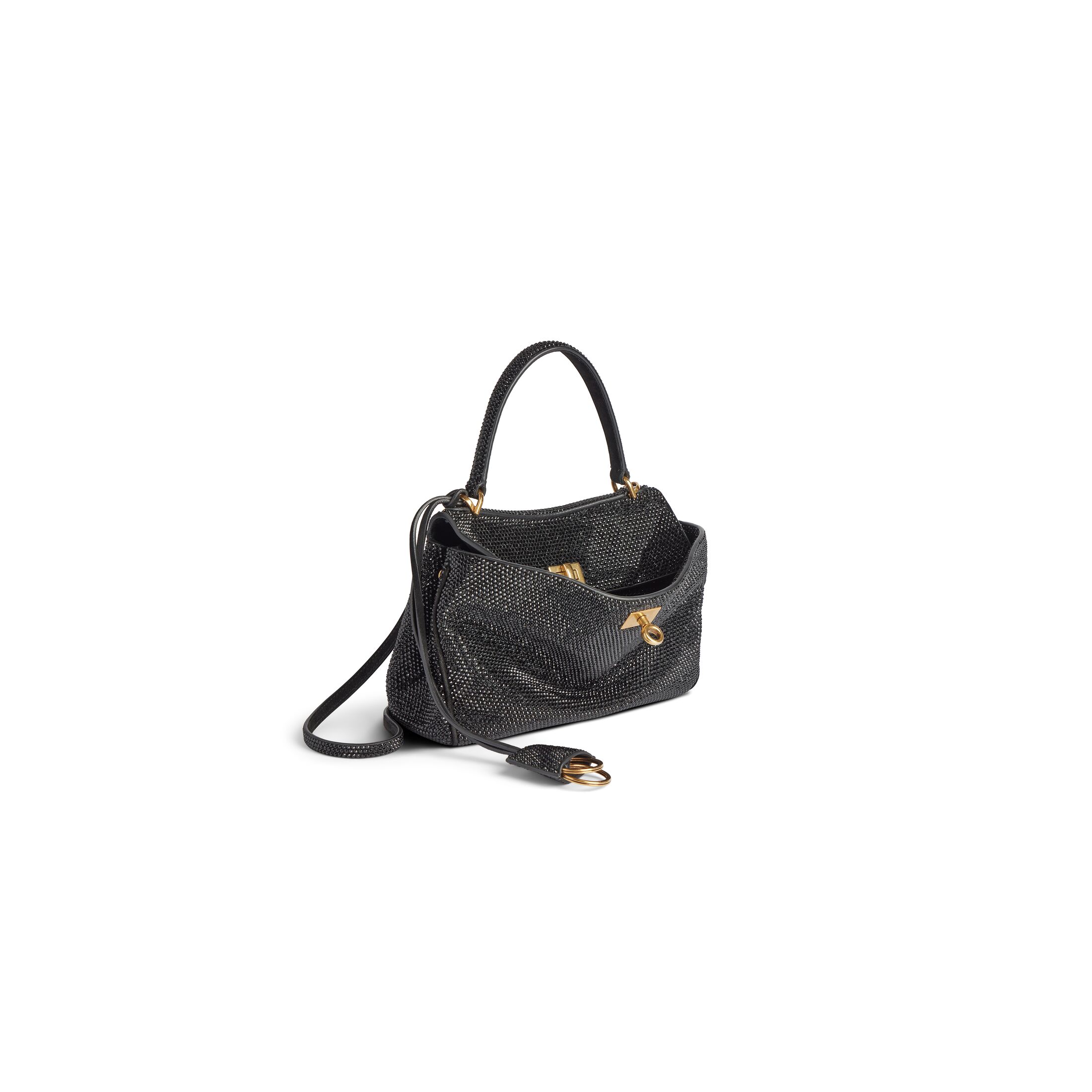 Women's Rodeo Mini Handbag With Rhinestones in Black| Balenciaga® US