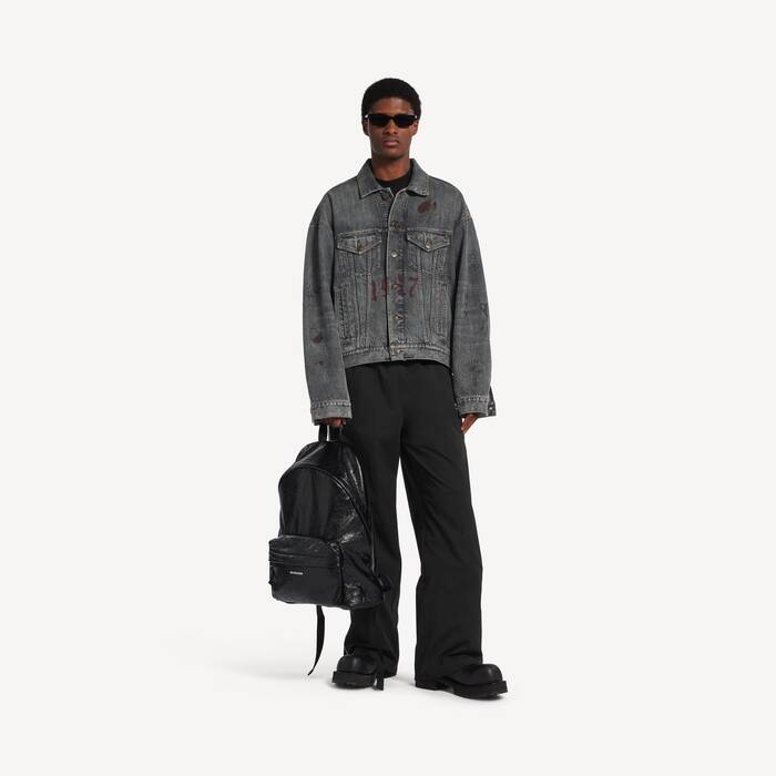 Men's Explorer Backpack in Black | Balenciaga US