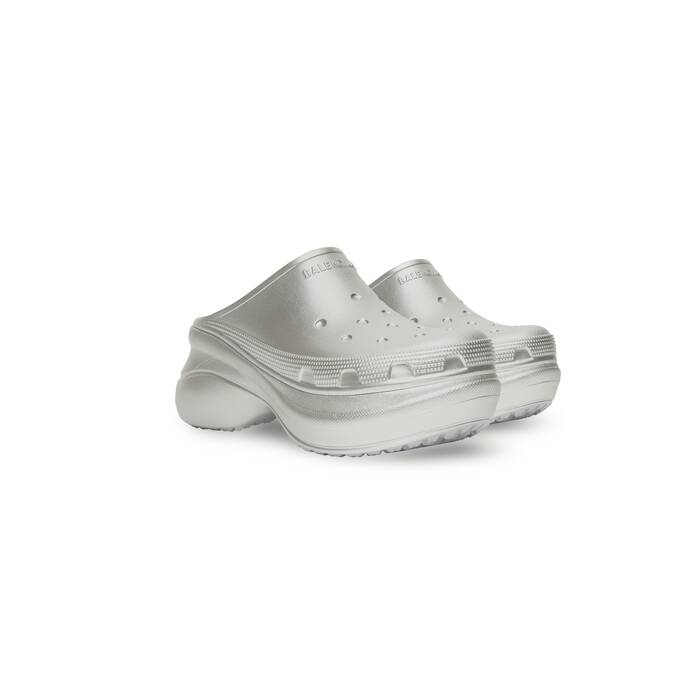 Women's Crocs™ Mule in Silver | Balenciaga CA